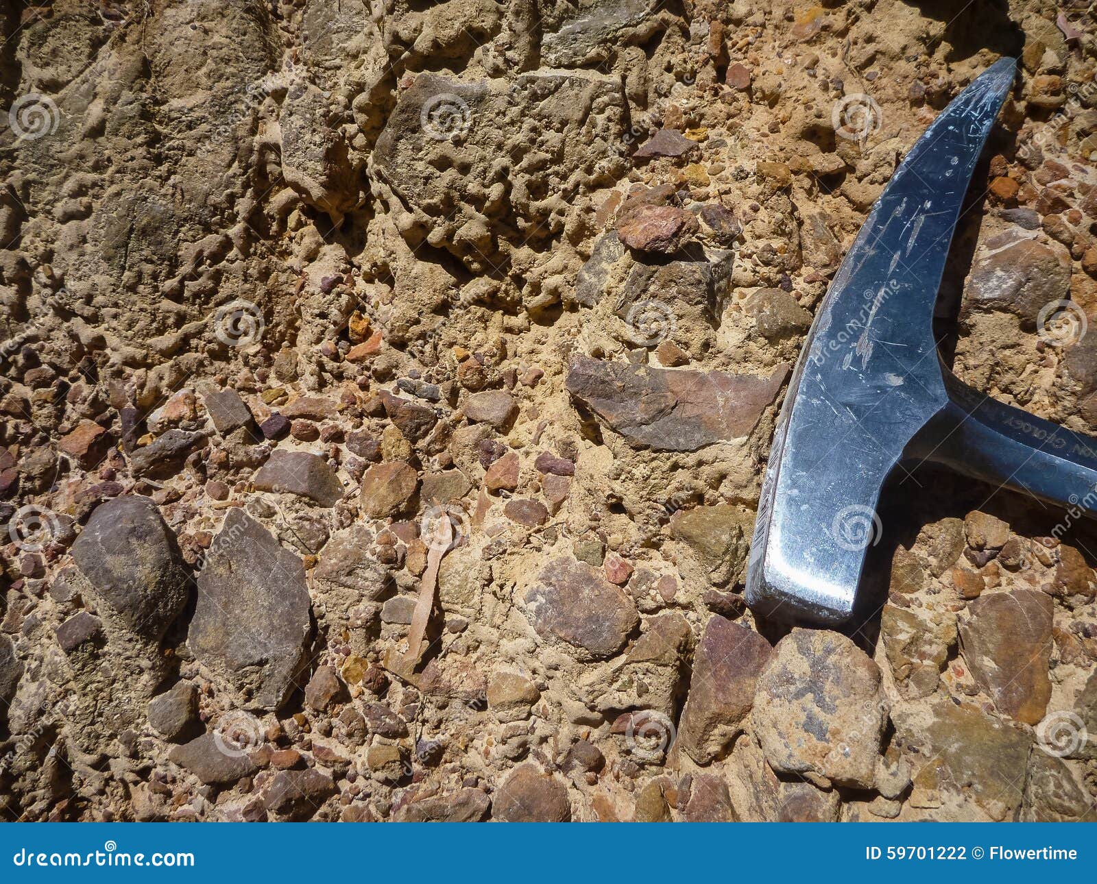 Geological hammer stock photo. Image of beds, sediments - 59701222