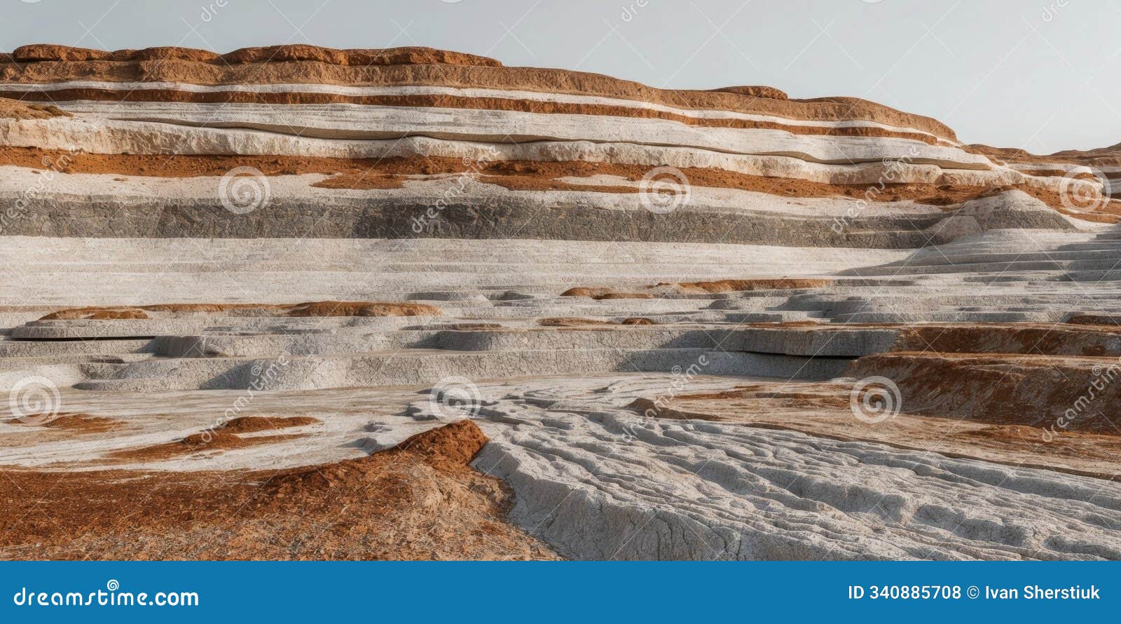 Geological Layers with Rocks and Soil Textures. Stock Photo - Image of ...