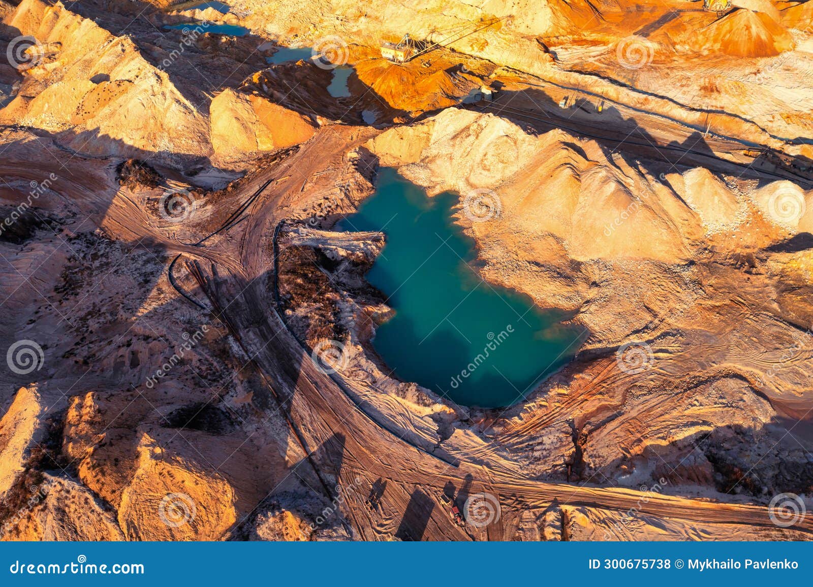 Ore Expedition: Navigating the Depths of Titanium Quarry Stock Photo ...