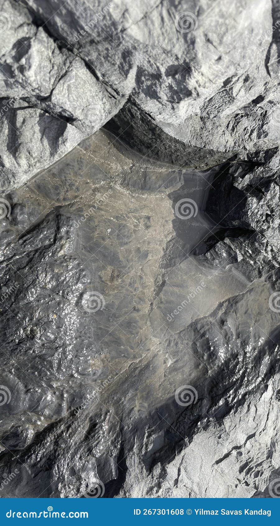 Geological Rock Surface for Background Stock Photo - Image of hard ...