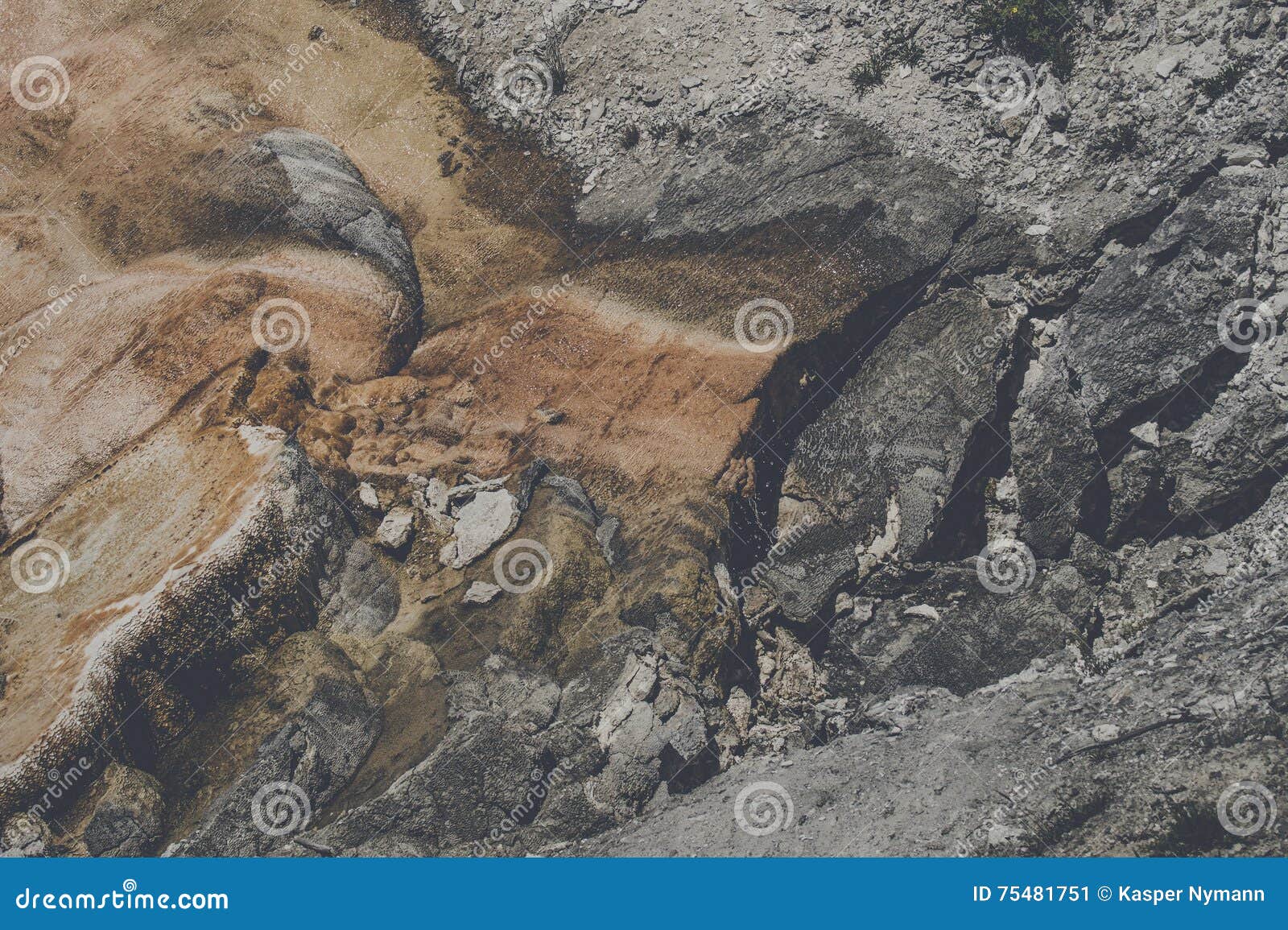 Geological Rock Surface with Structure Stock Image - Image of geology ...