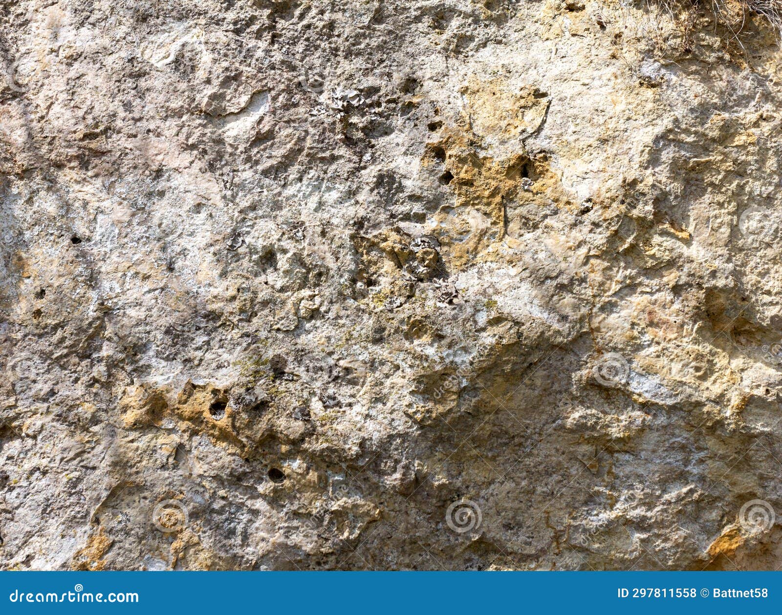 Geological Structure of a Section of Rocky Soil in a Mining Quarry ...