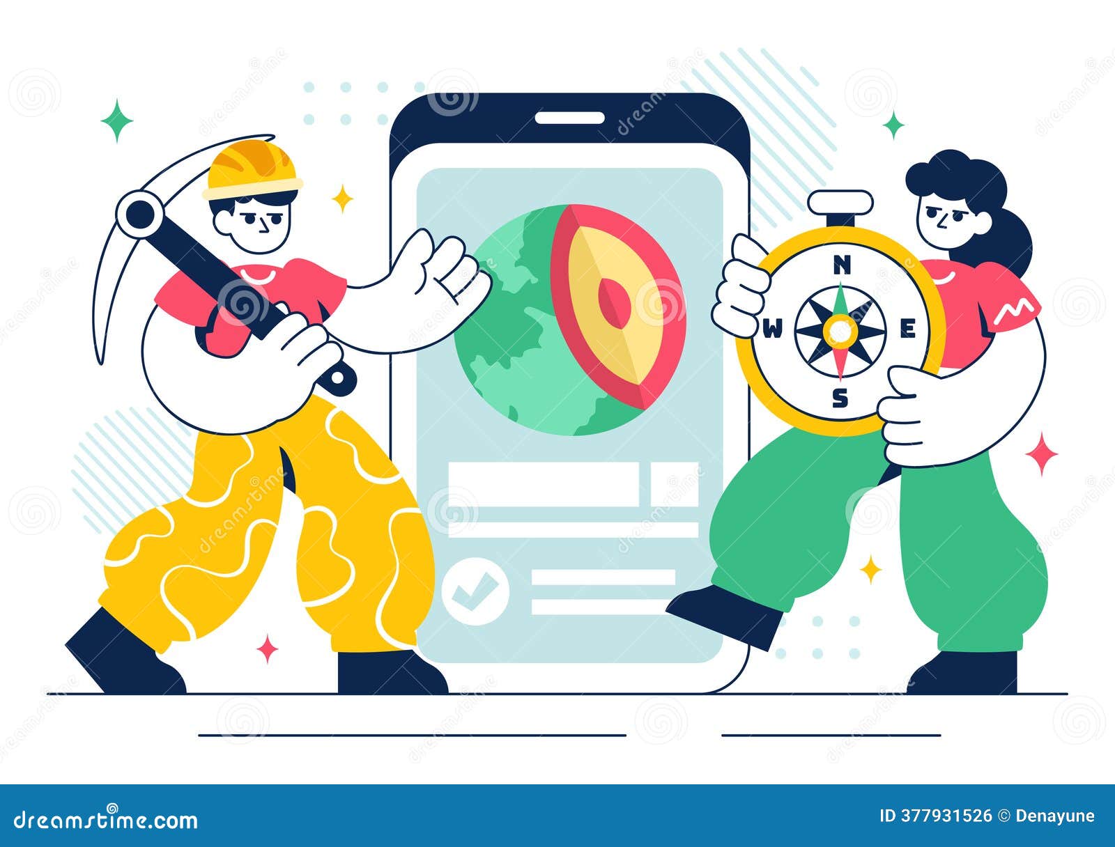 Soil Analysis Infographic Showing Section Of Fertile Soil Layers, Flat ...