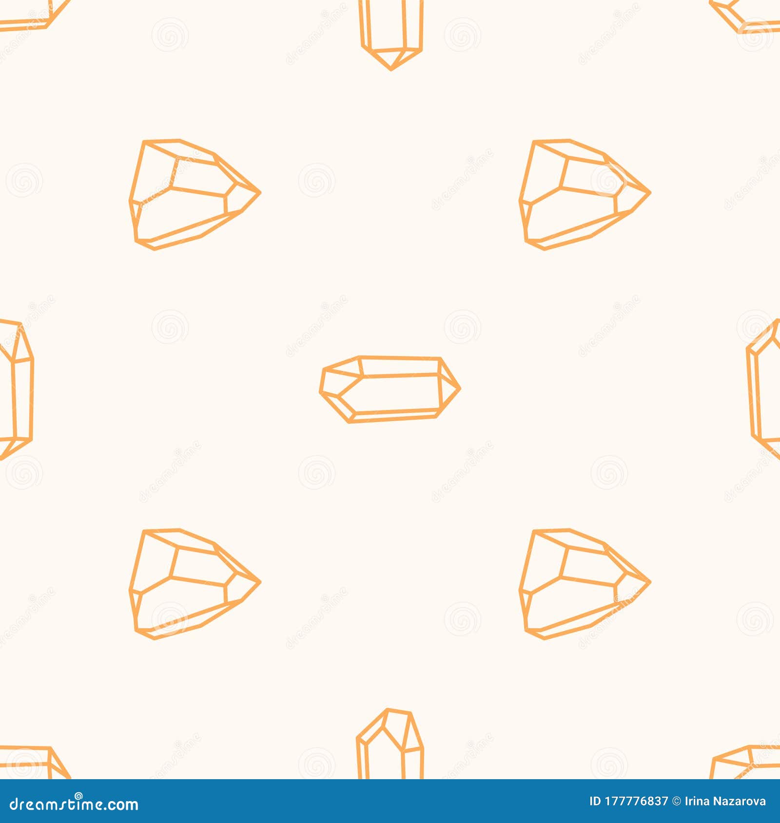 Mineral. Vector Patterns in a Linear Style Stock Vector - Illustration ...