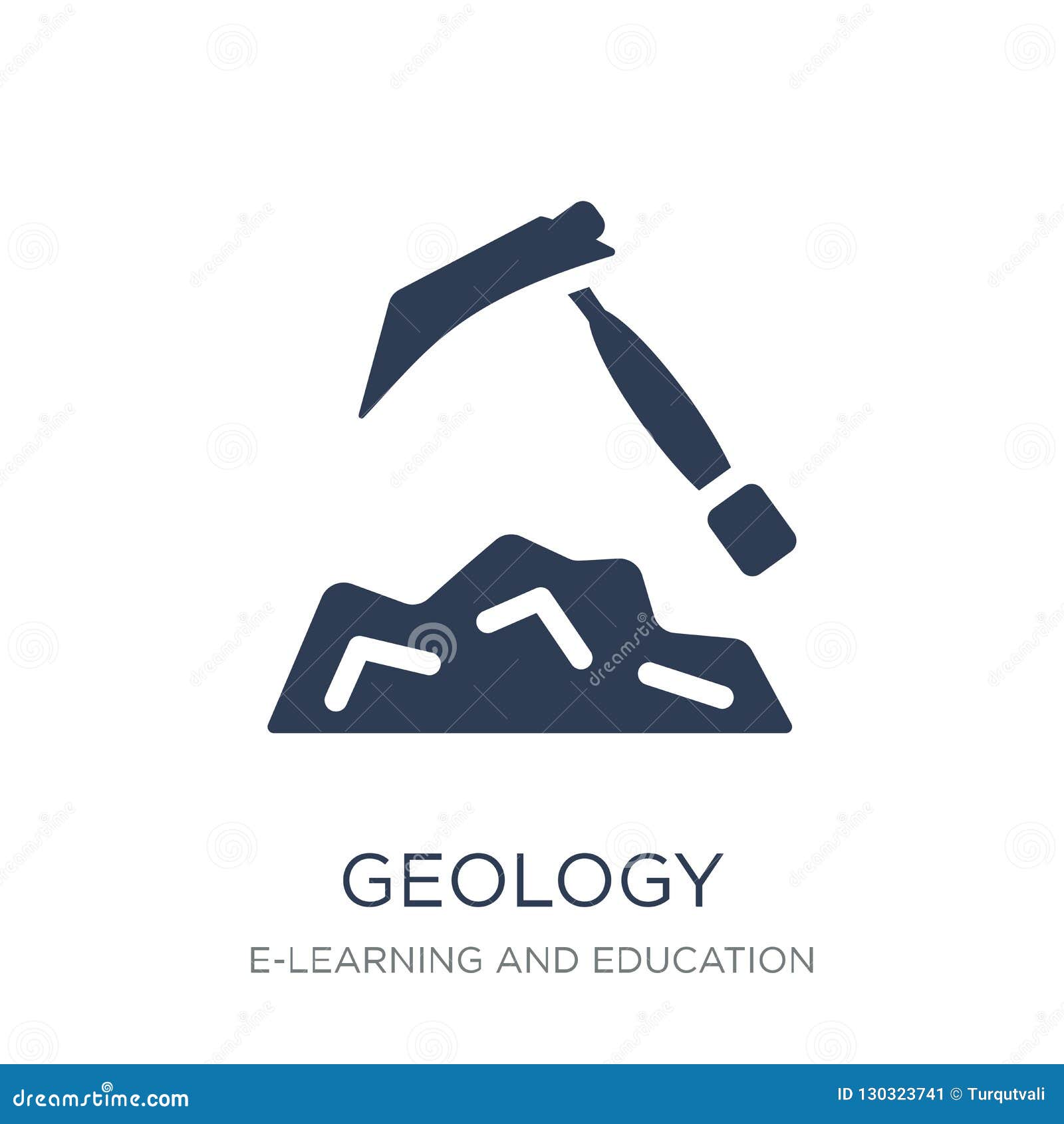 Geology Icon Vector Symbol Design Illustration | CartoonDealer.com ...