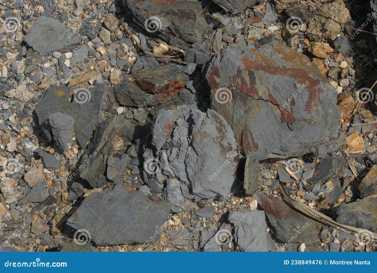 Sample of Natural Shale Sedimentary Rock. Stock Photo - Image of mass ...