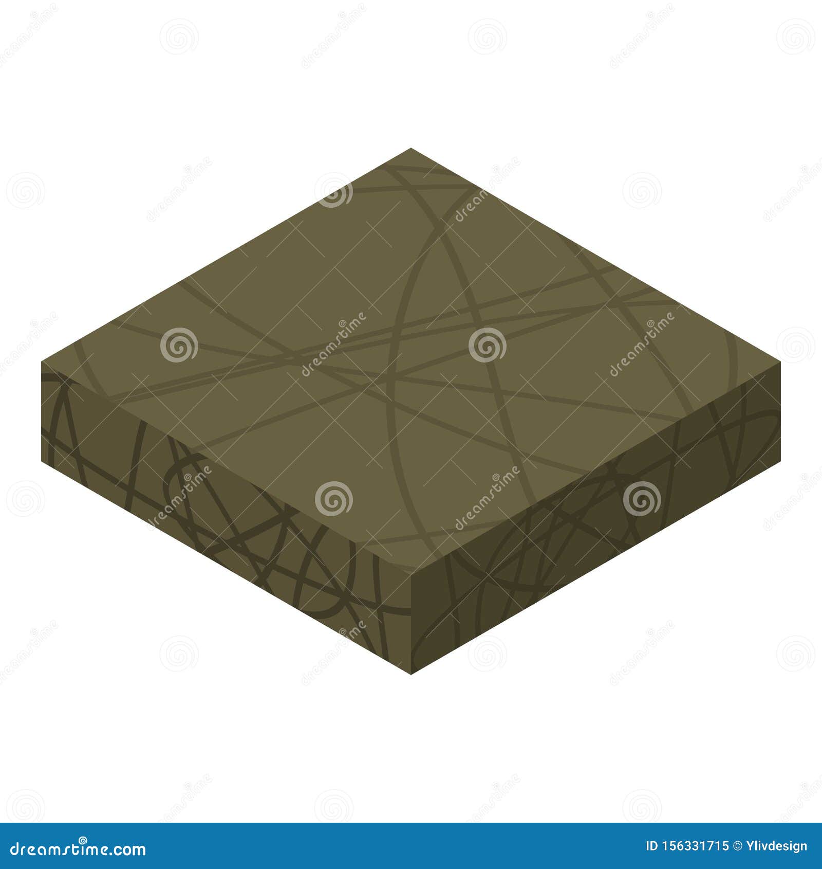 Geology Soil Land Icon, Isometric Style Stock Vector - Illustration of ...