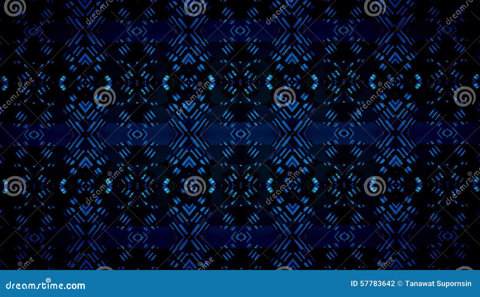Geomatics Blue Color Pattern Wallpaper Stock Illustration ...