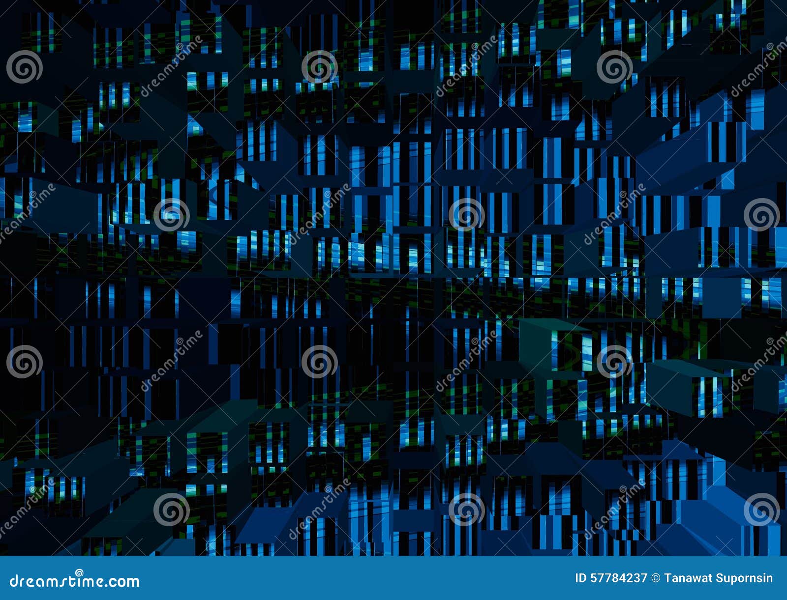Geomatics Blue Color Pattern Wallpaper Stock Illustration ...
