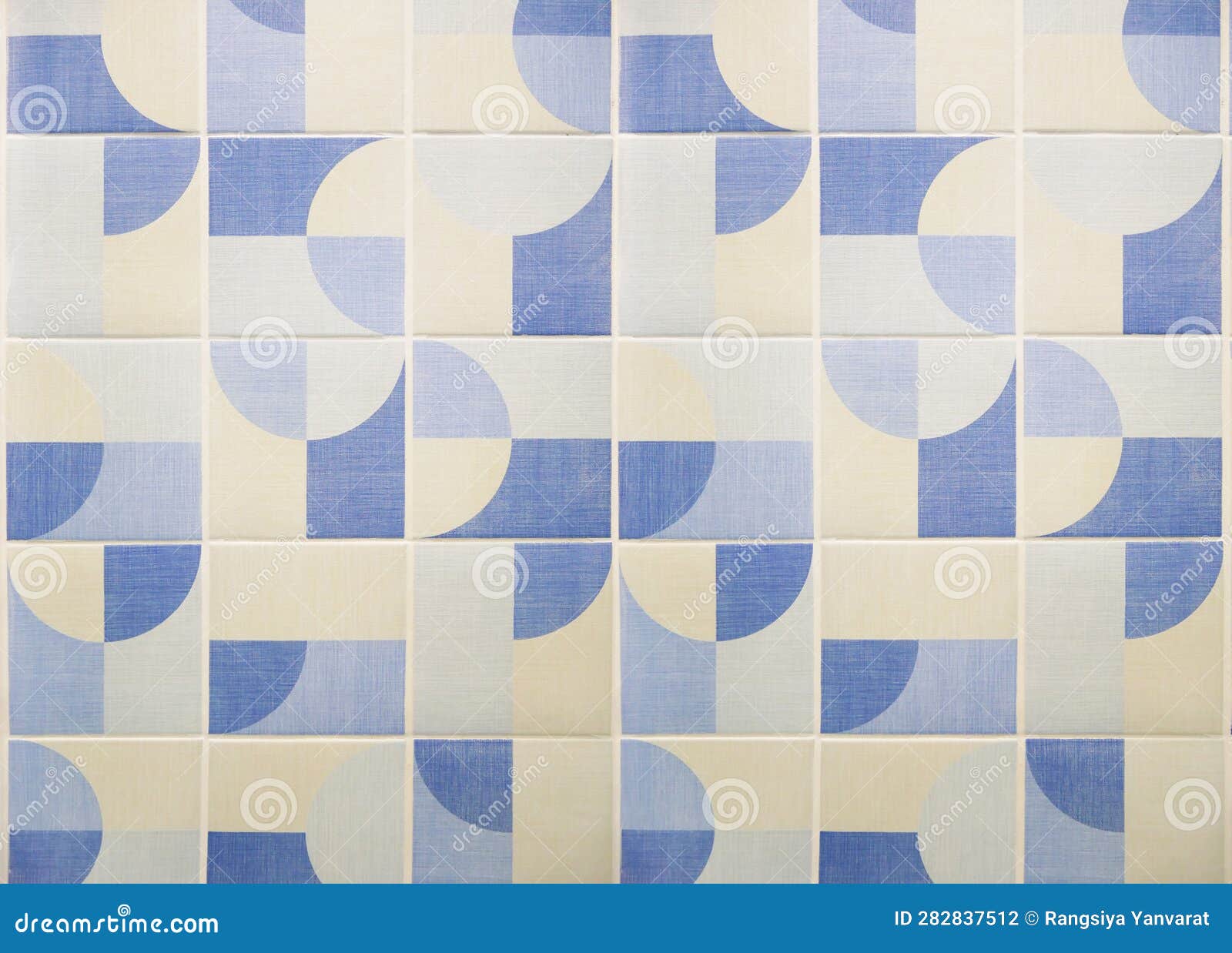 Geometic Ceramic Tiles Wall Decoration Texture Background Stock Photo ...