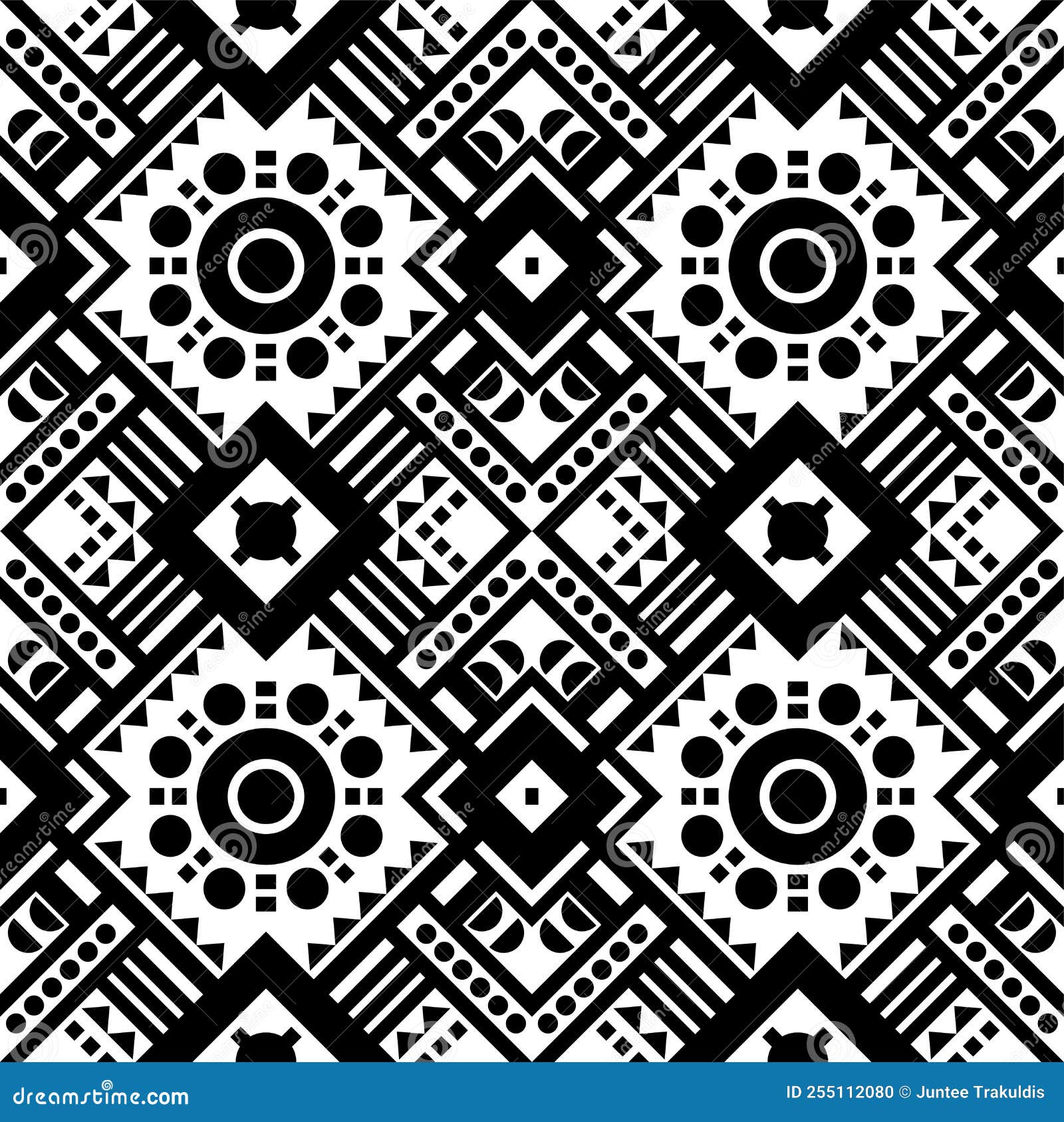 Geometic Pattern Vector Illustration | CartoonDealer.com #255112082