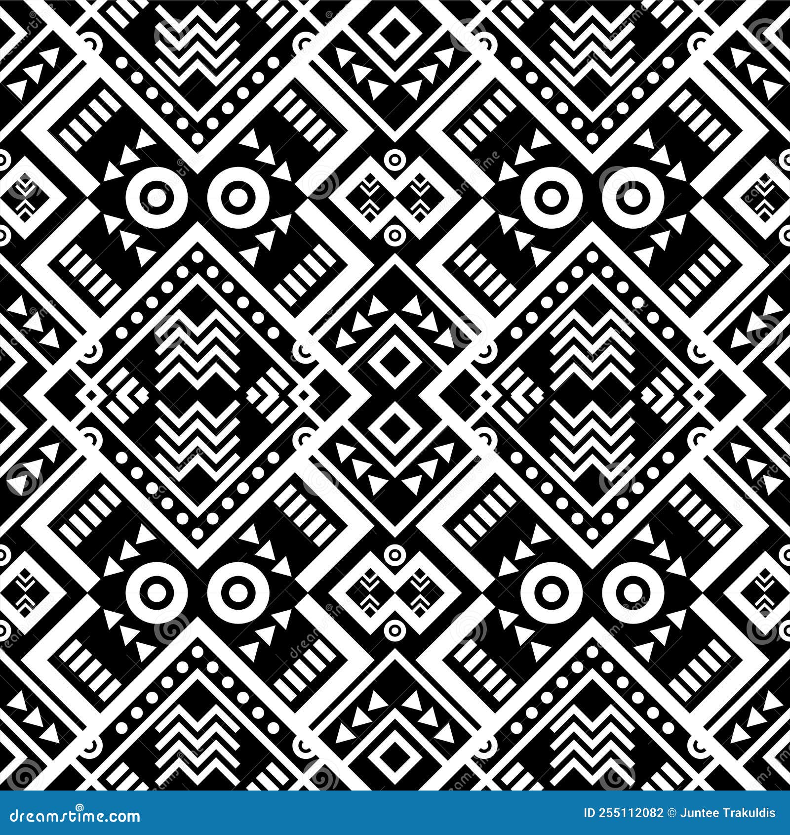 Geometic Pattern Vector Illustration | CartoonDealer.com #255112082