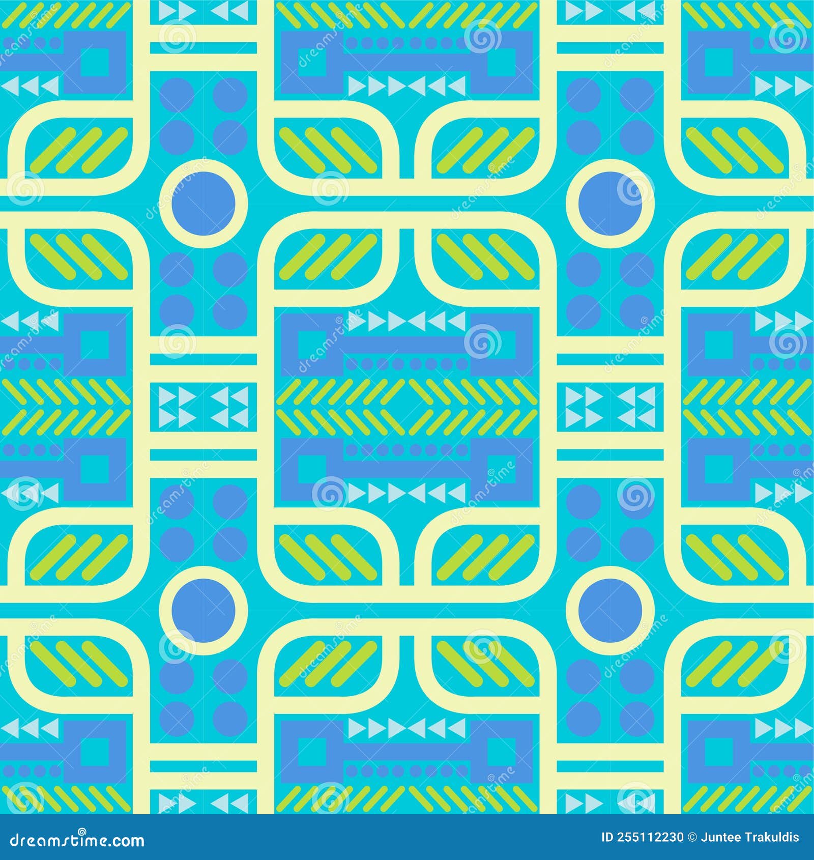 Geometic Pattern Vector Illustration | CartoonDealer.com #255112230