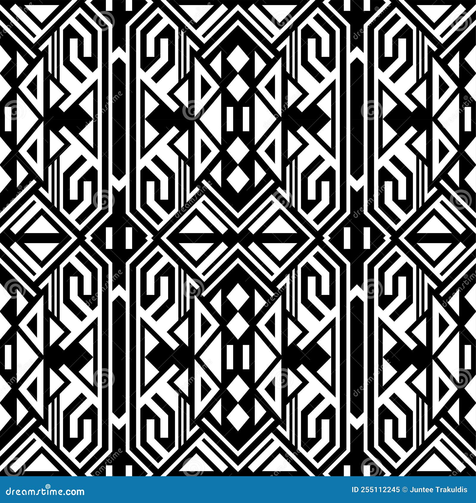 Geometic pattern stock vector. Illustration of drawing - 255112245