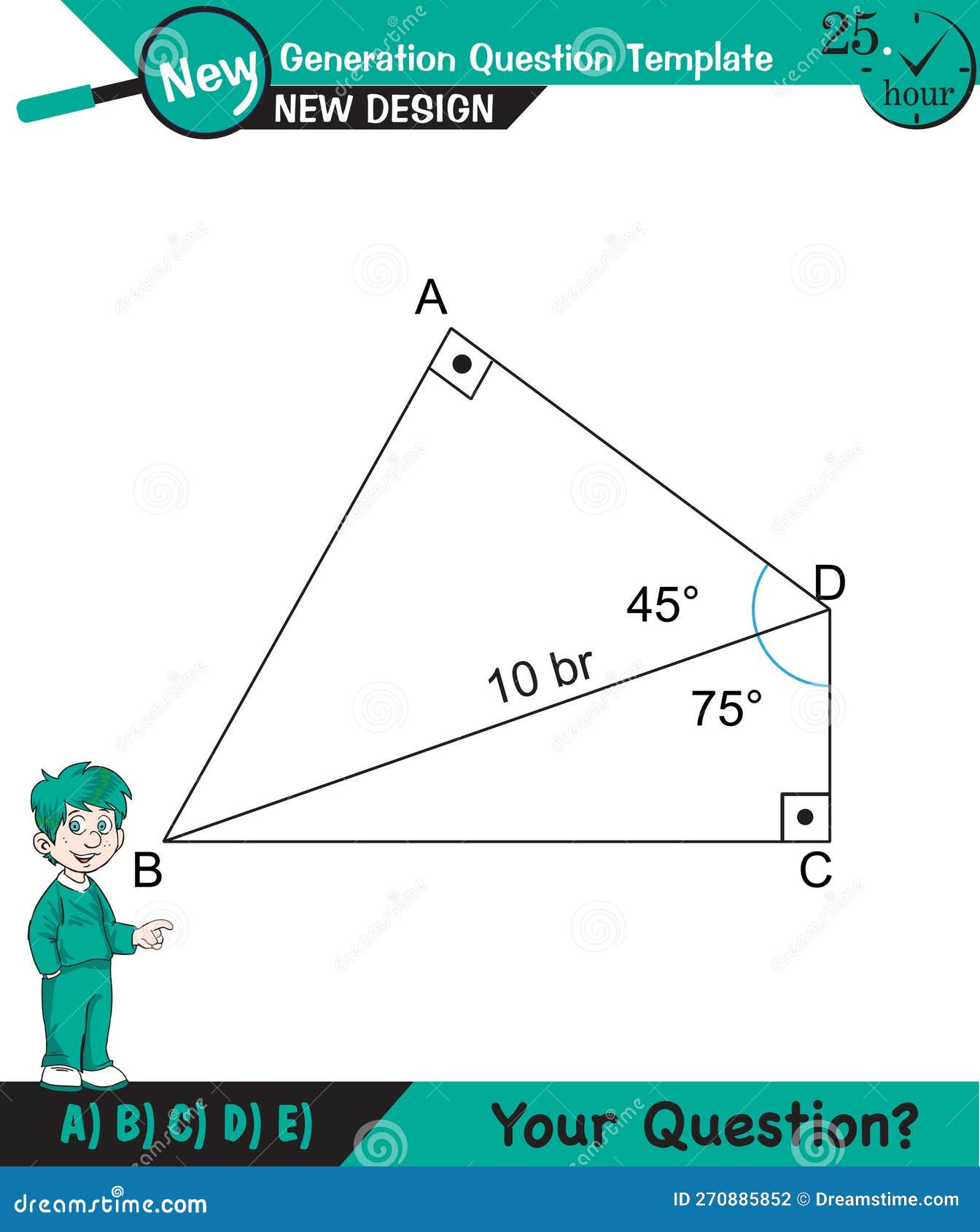 Math, Angles, Angles on the Plane, Angle Questions, Exam Question Stock ...