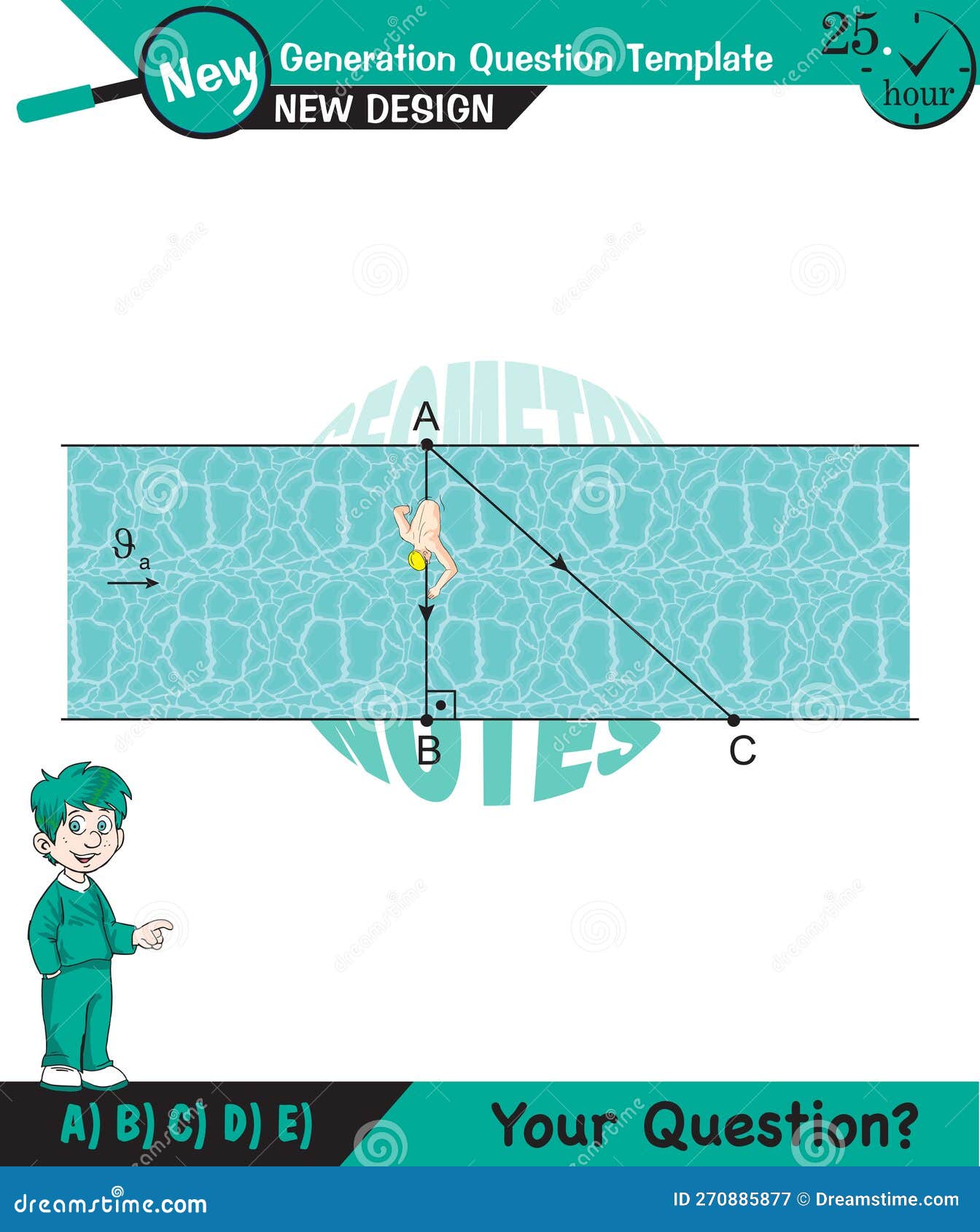 Math, Angles, Angles on the Plane, Angle Questions, Exam Question Stock ...