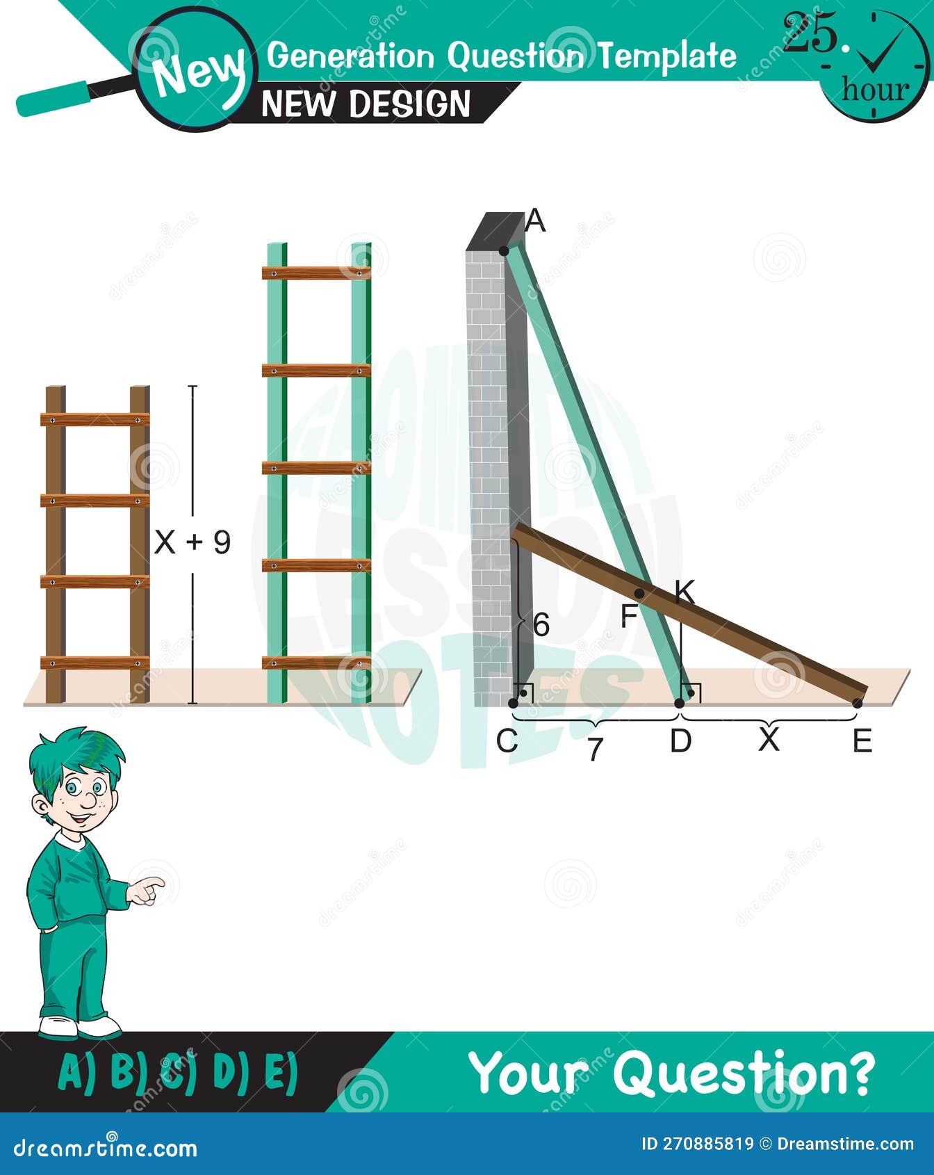 Math, Angles, Angles on the Plane, Angle Questions, Exam Question Stock ...