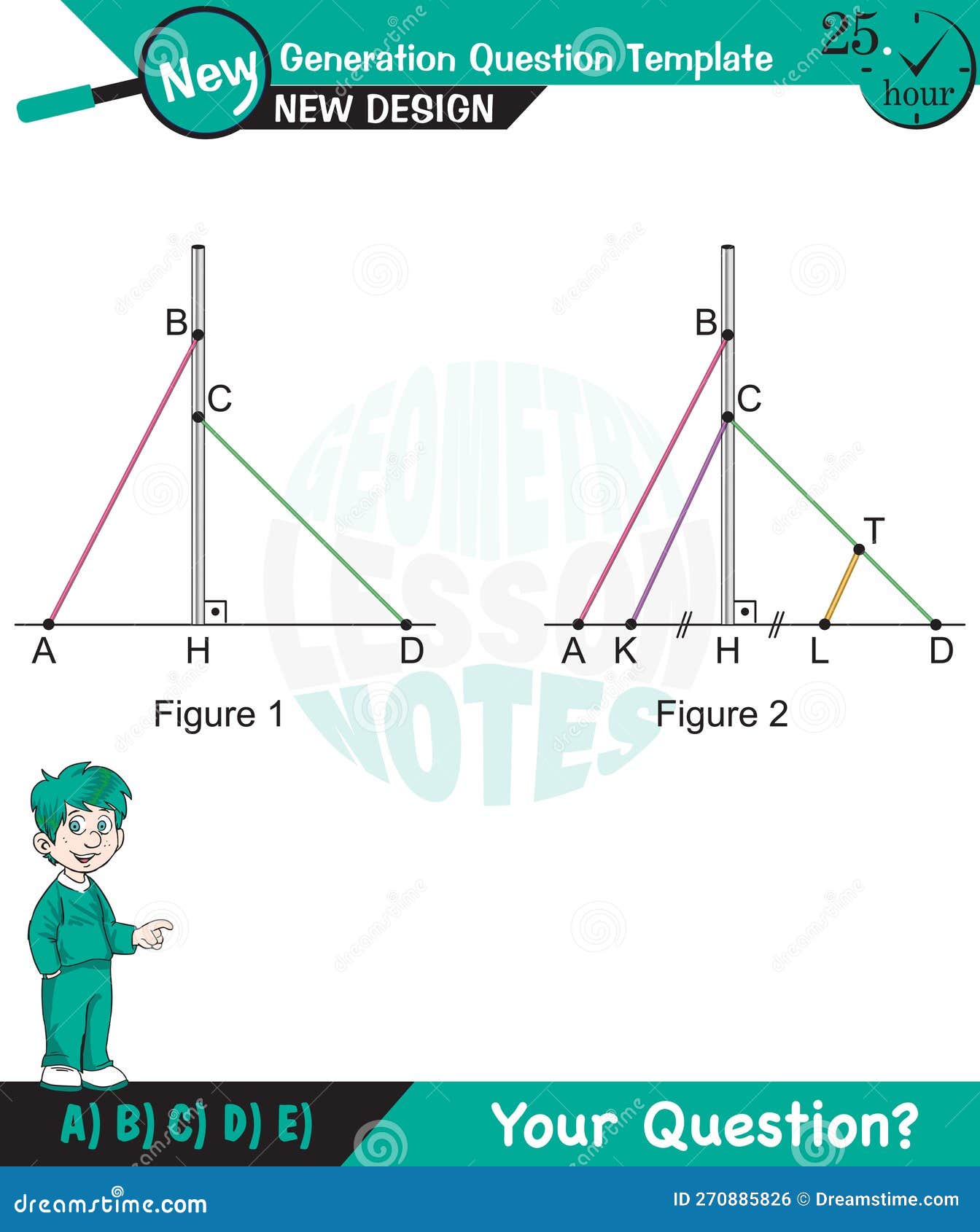 Math, Angles, Angles on the Plane, Angle Questions, Exam Question Stock ...