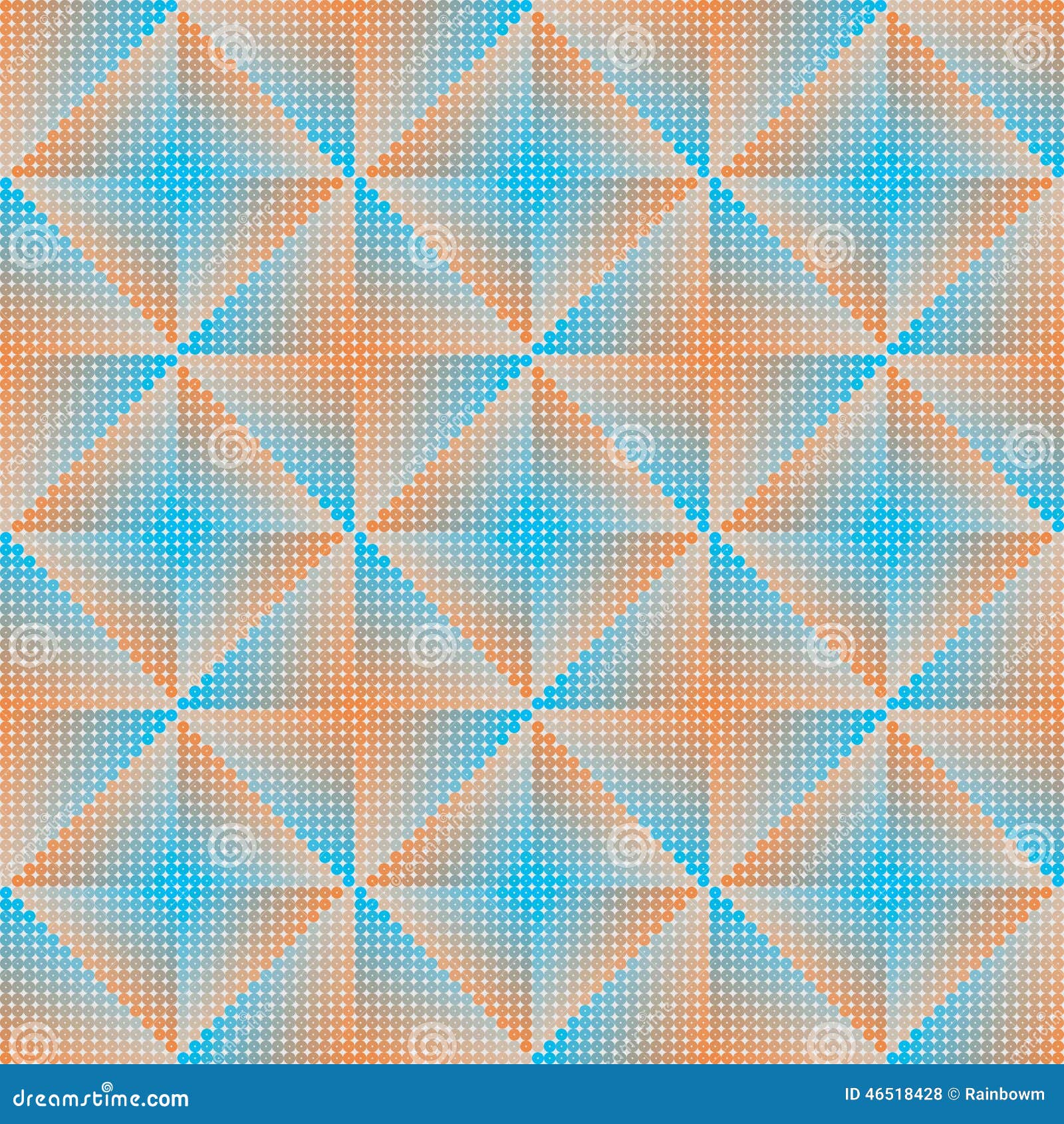 Geometric Abstract Background Blue and Orange Stock Vector ...
