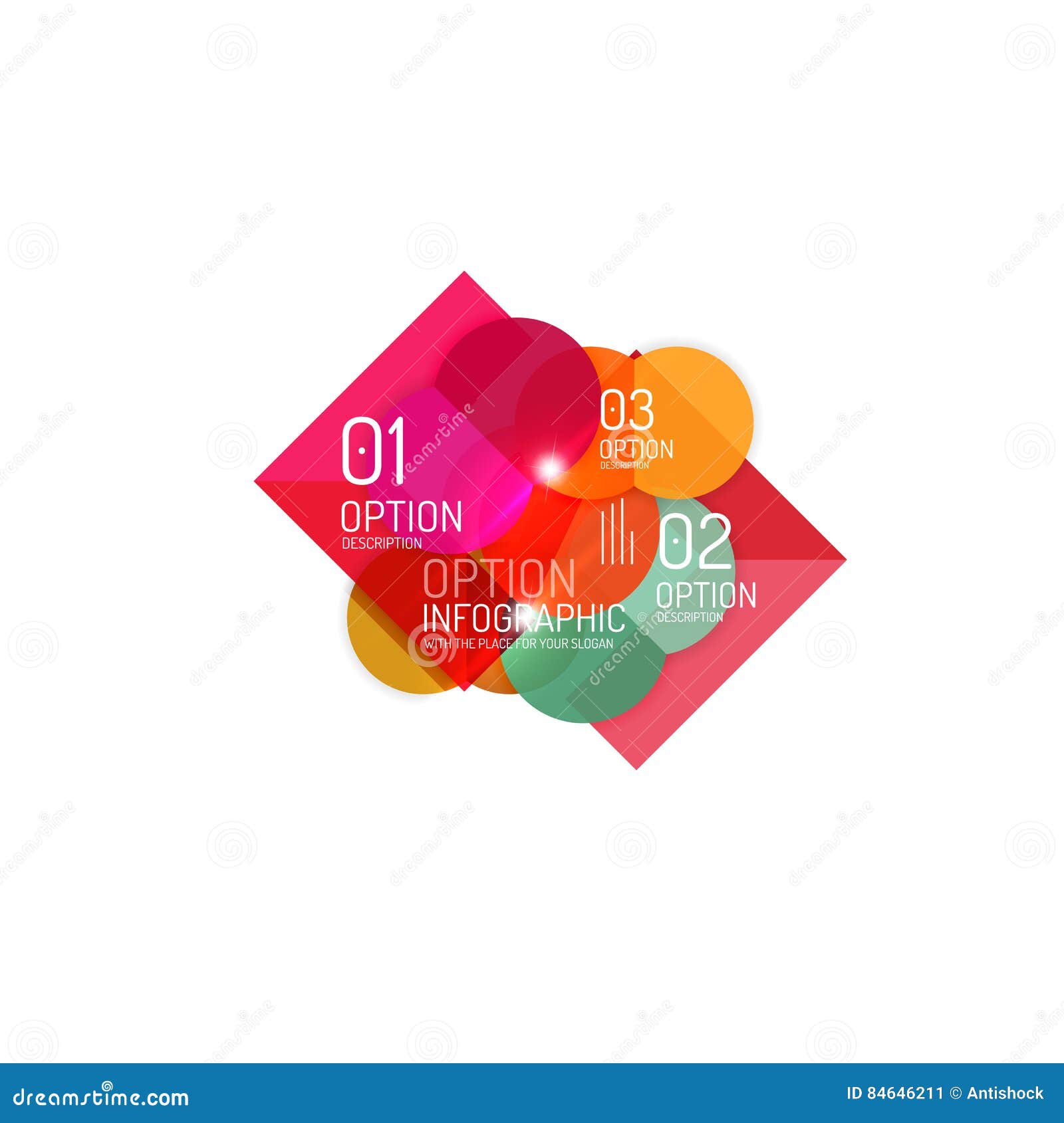 Geometric Abstract Background, Colorful Elements Stock Vector ...