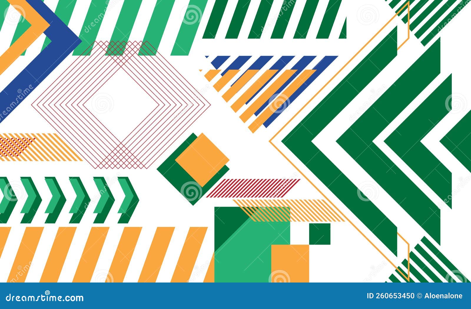 Geometric Abstract Background. with the Concept of 4 Corners and Solid ...