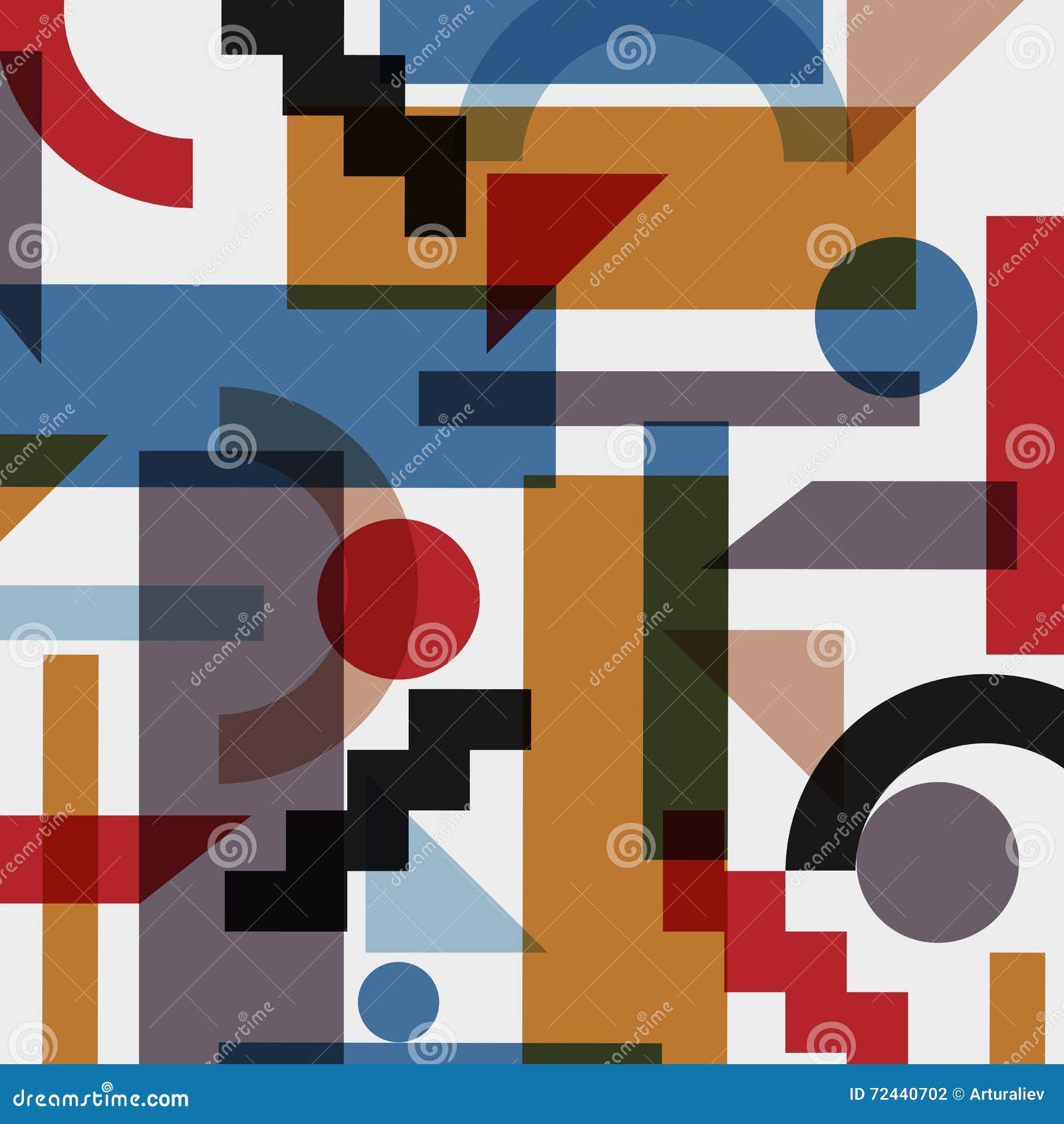 Geometric Abstract Background in Cubism Style Stock Vector ...