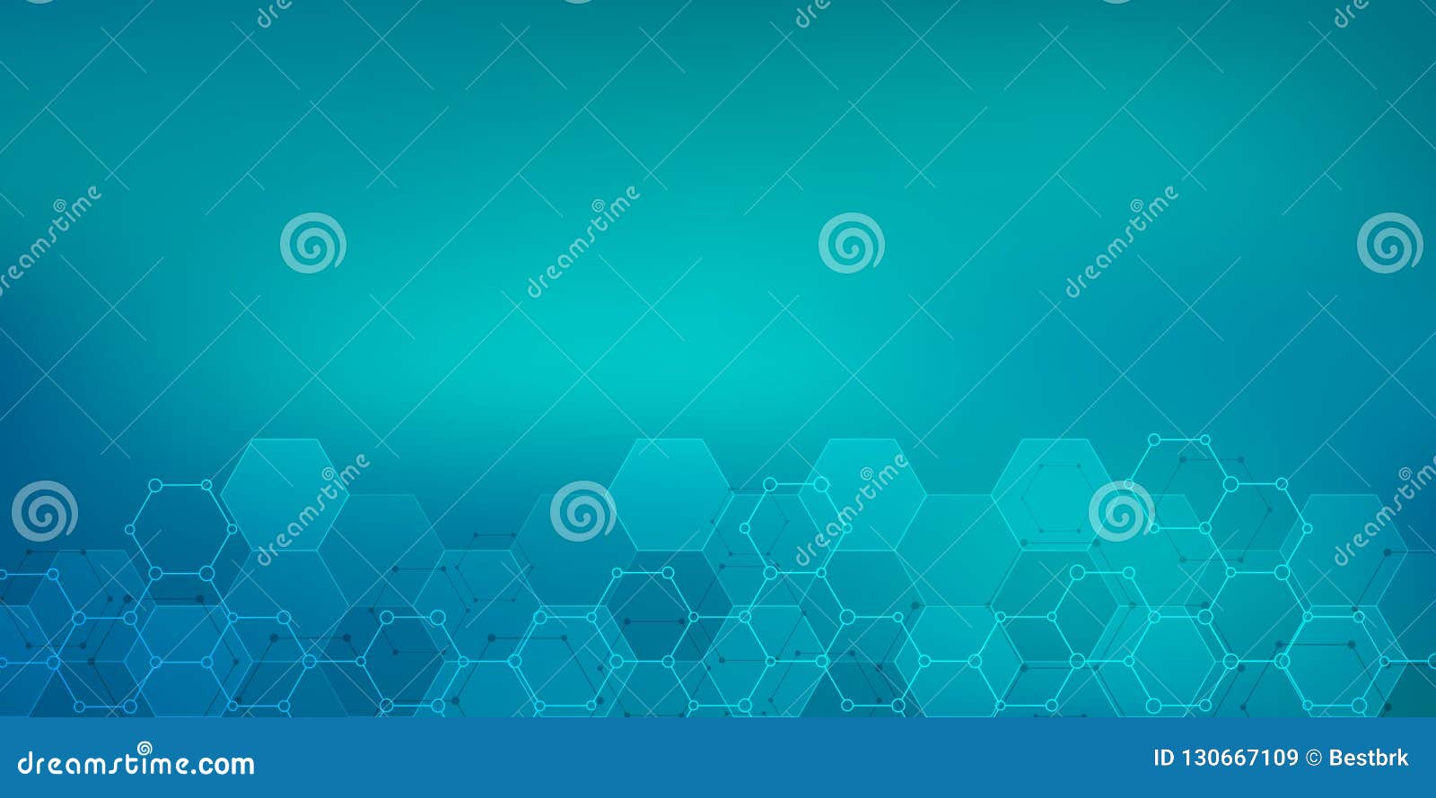 Geometric Abstract Background with Hexagons Elements. Medical ...