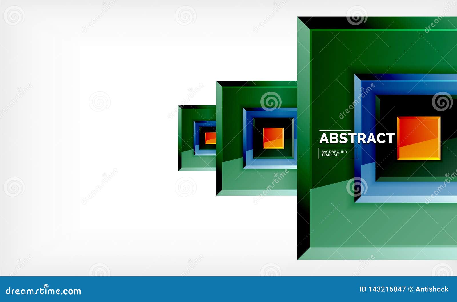Geometric Abstract Background, Modern Square Design Stock Vector ...