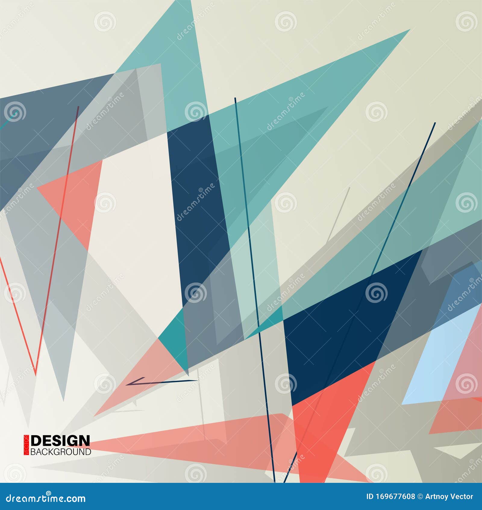 Geometric Abstract Background. Overlap of Modern Forms the Design Stock ...