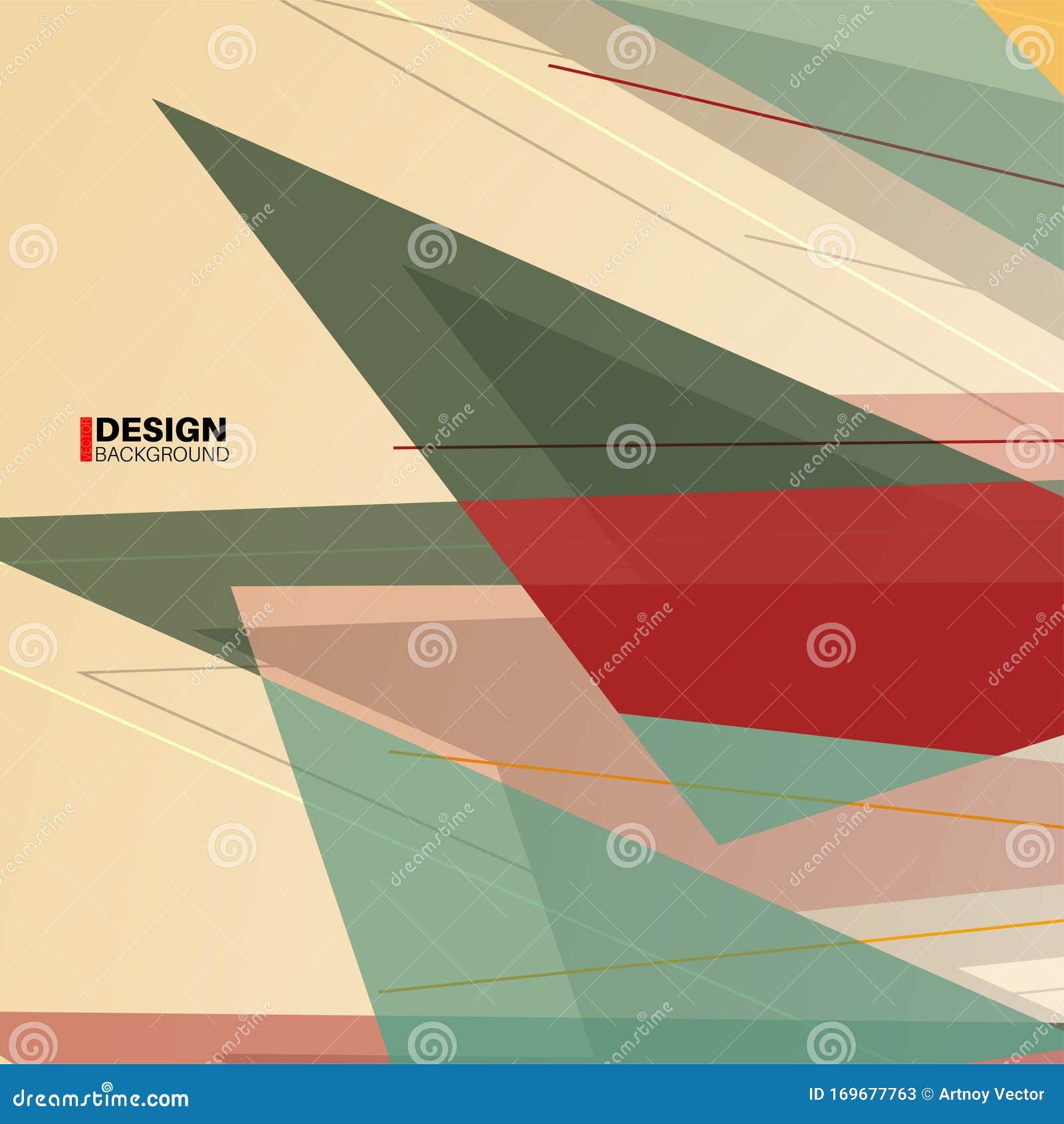 Geometric Abstract Background. Overlap of Modern Forms the Design Stock ...