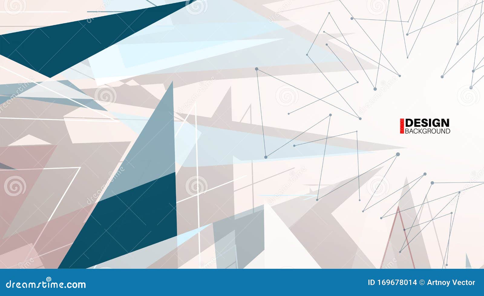 Geometric Abstract Background. Overlap of Modern Forms the Design Stock ...