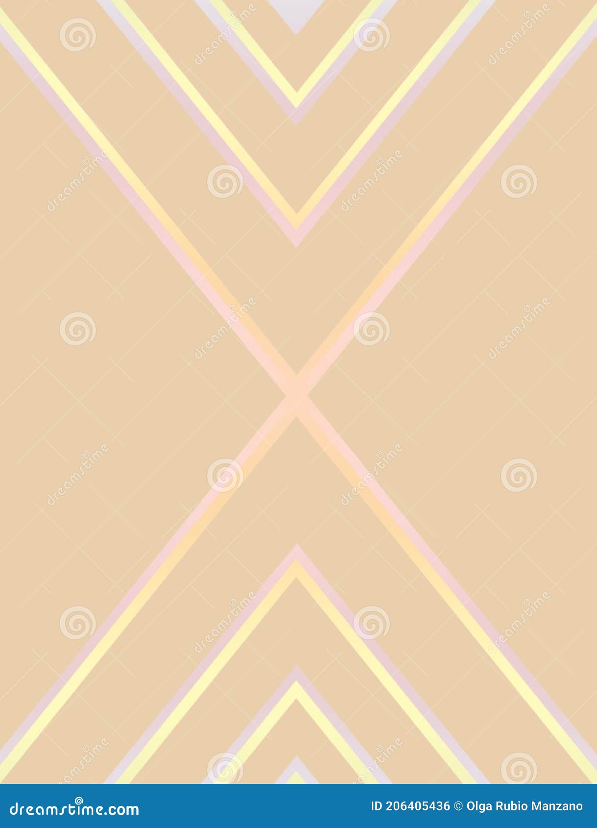 Geometric Abstract Background in Set Sail Champagne Color Stock ...