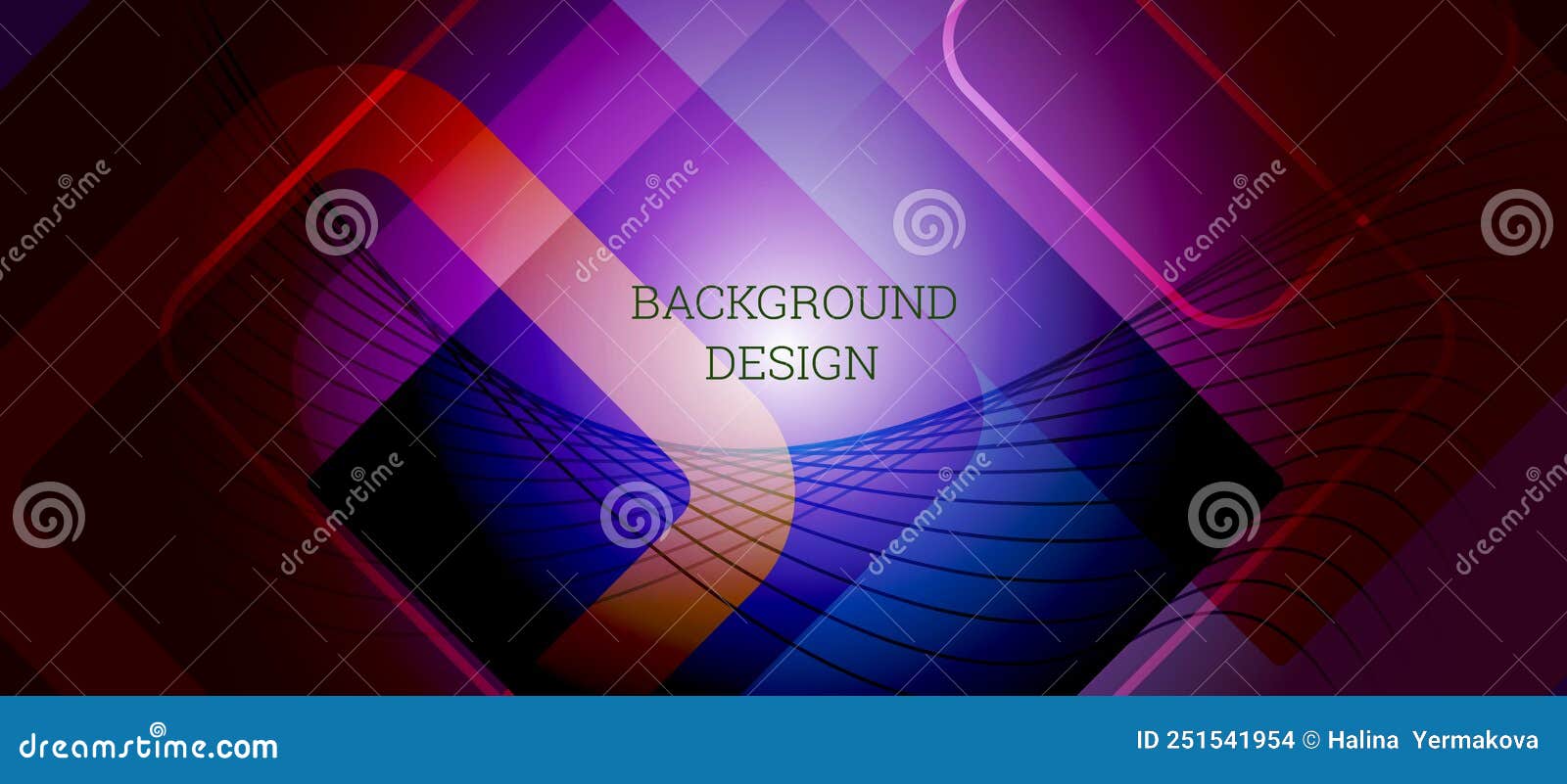 Geometric Abstract Background. Various Geometric Shapes. Cover Design ...