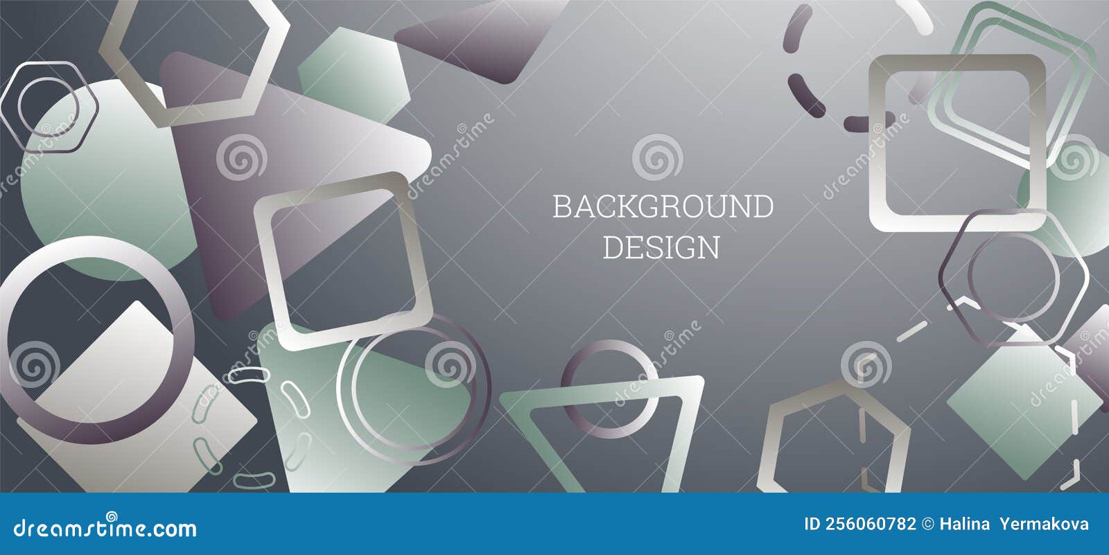 Geometric Abstract Background. Various Geometric Shapes. Cover Design ...