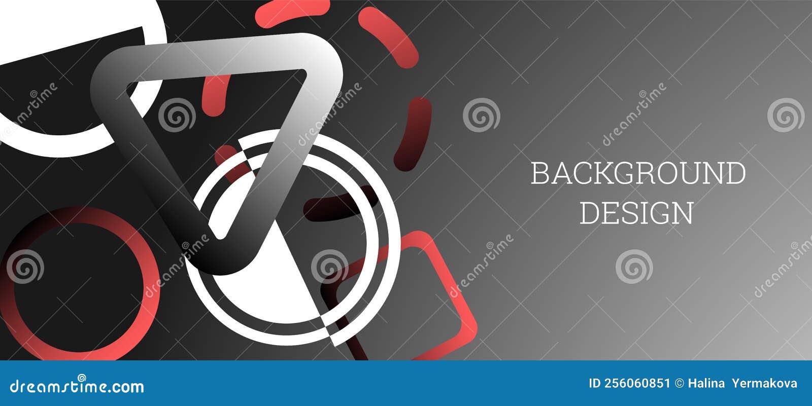 Geometric Abstract Background. Various Geometric Shapes. Cover Design ...