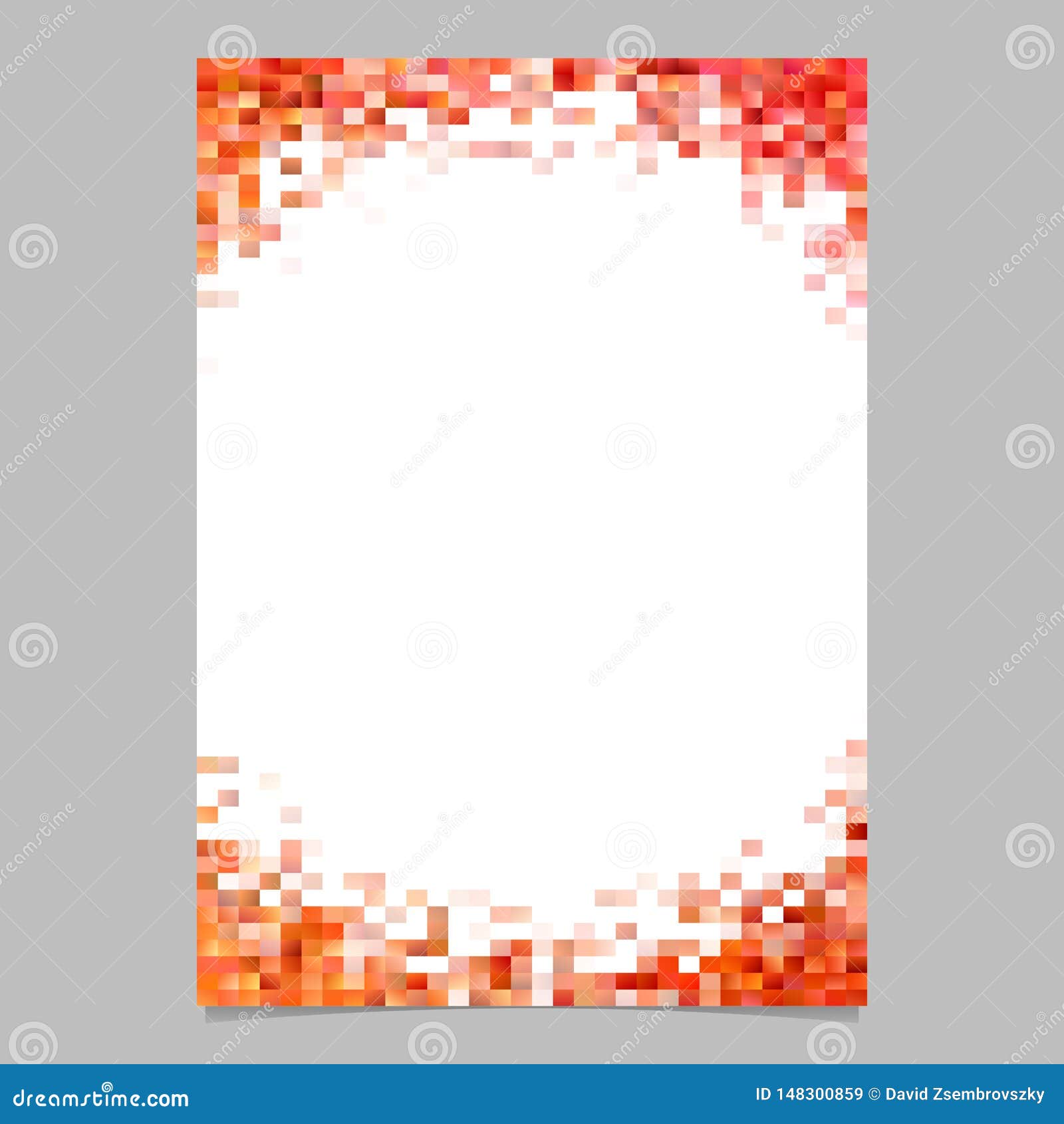 Geometric Abstract Brochure Design Template - Gradient Flyer Graphic ...