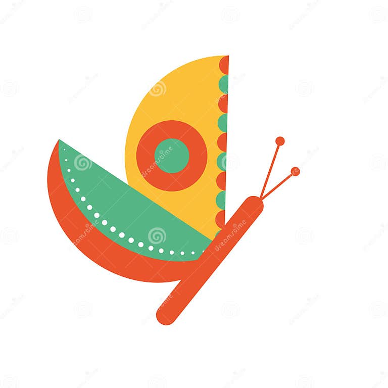 Geometric Abstract Butterfly Icon Vector Stock Vector - Illustration of ...