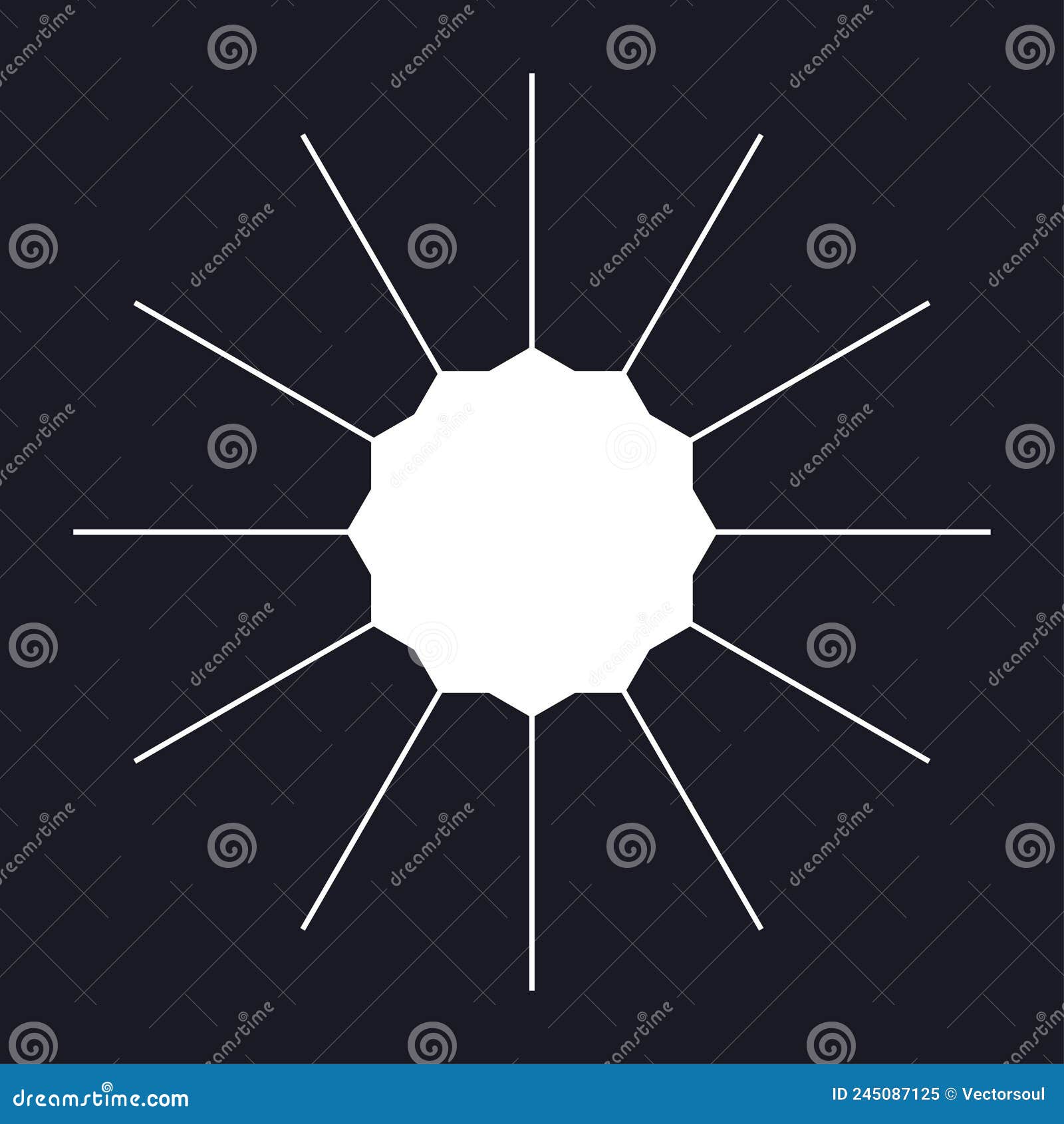 Geometric Abstract Circle Element, Design Stock Vector - Illustration ...