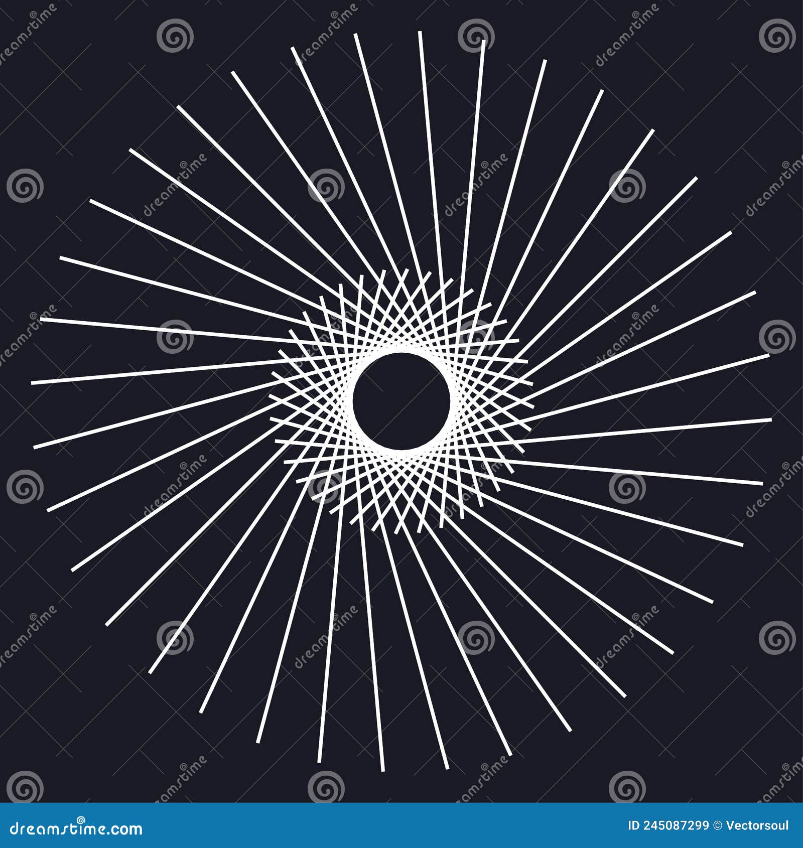 Geometric Abstract Circle Element, Design Stock Vector - Illustration ...