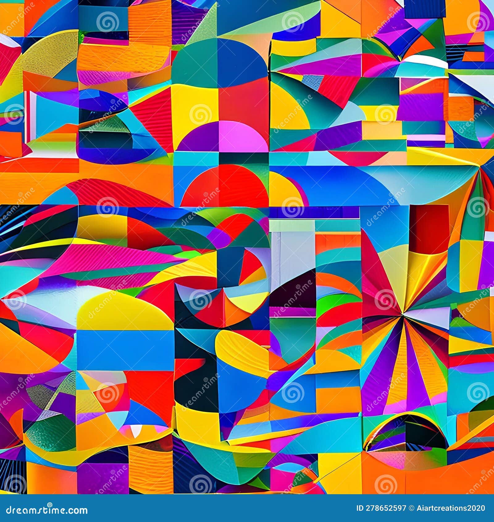 656 Geometric Abstract Collage: a Modern and Geometric Background ...