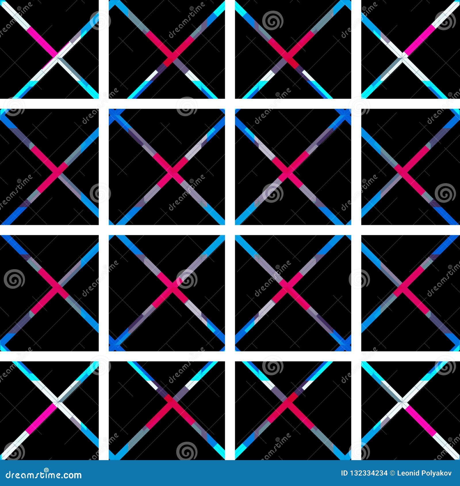 Geometric Abstract Color Pattern for Your Design Stock Vector ...