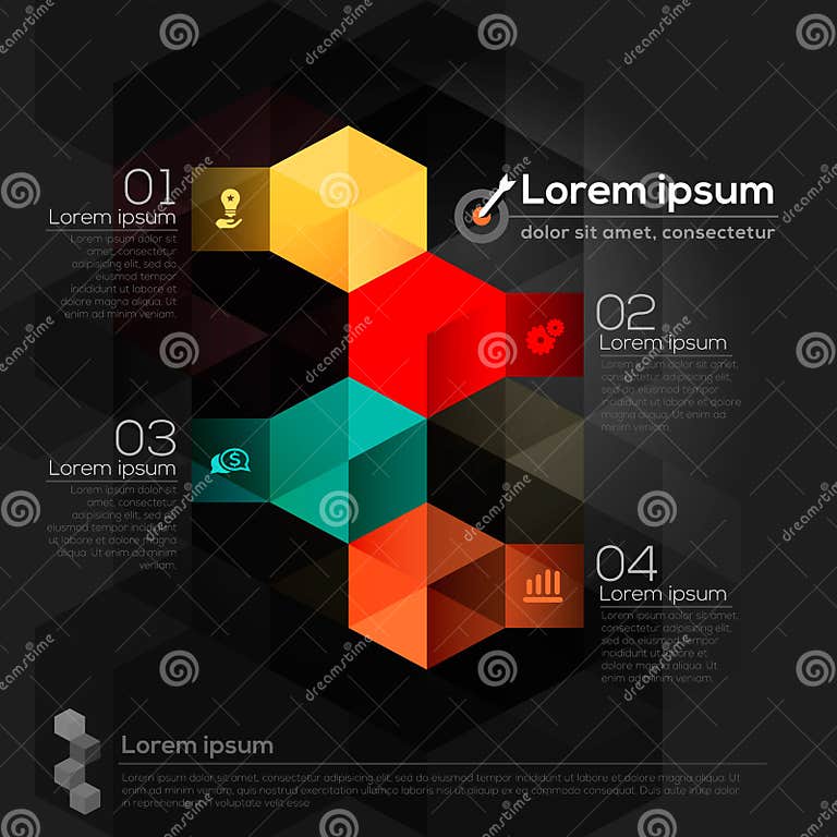 Geometric Abstract Design Layout Stock Vector - Illustration of ...