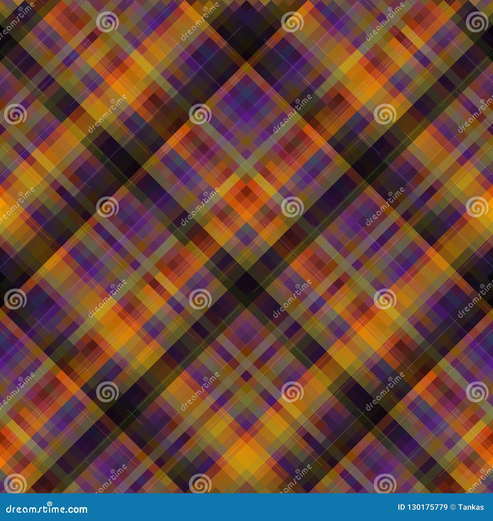 Geometric Abstract Diagonal Plaid Pattern in Low Poly Pixel Art Style ...