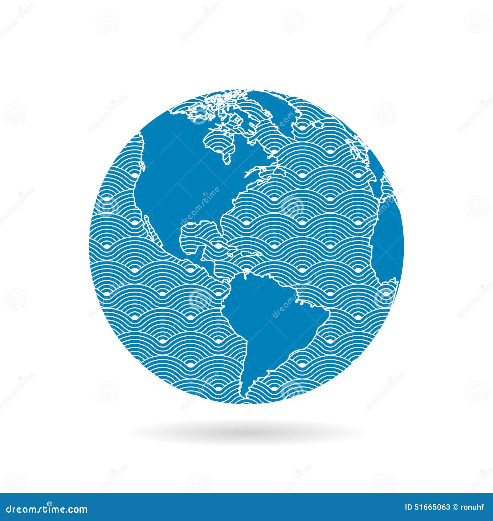 Geometric Abstract Earth Globe Sphere Concept Illustration. Stock ...