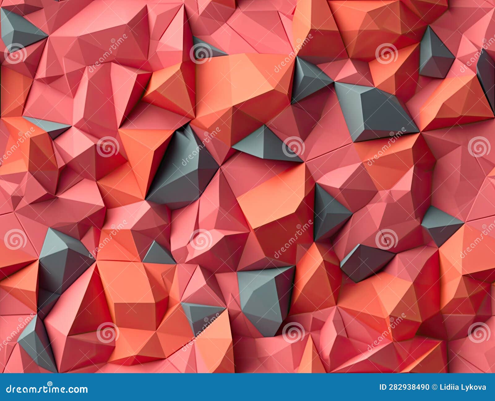 Geometric Abstract Featuring Art Banner. Different Shapes and Sizes of ...
