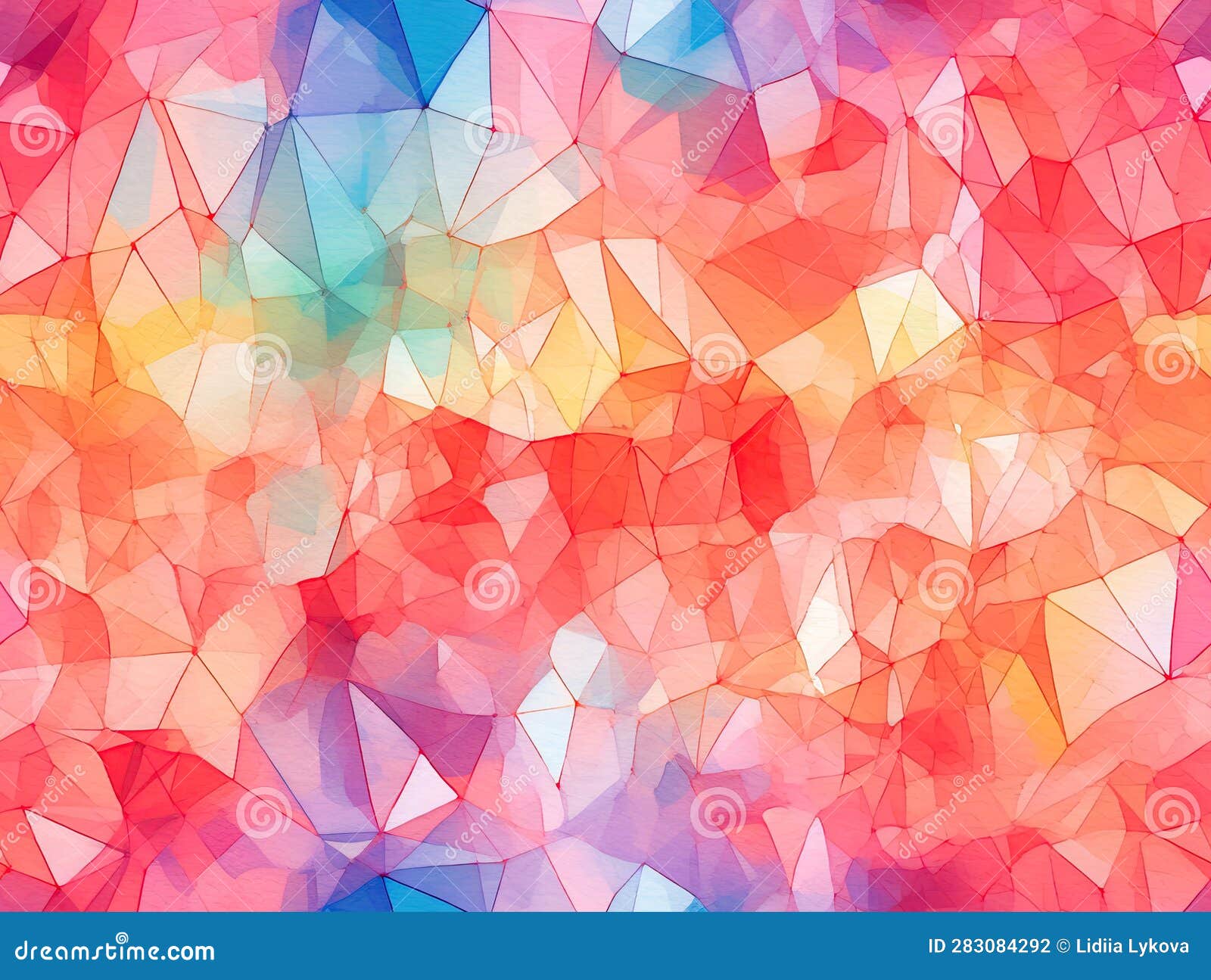 Geometric Abstract Featuring Seamless Pattern. Different Shapes and ...