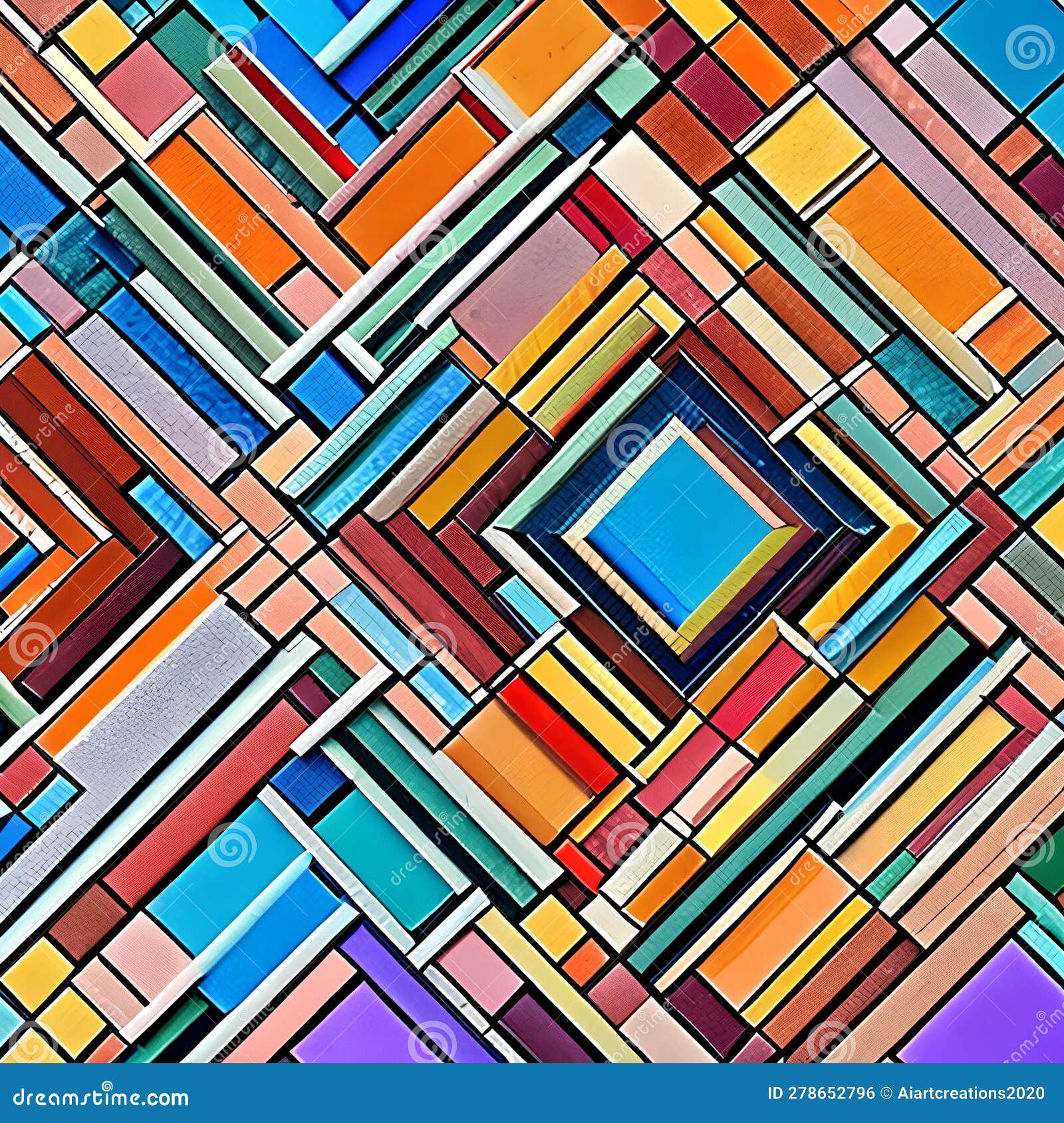 676 Geometric Abstract Mosaic: a Modern and Geometric Background ...