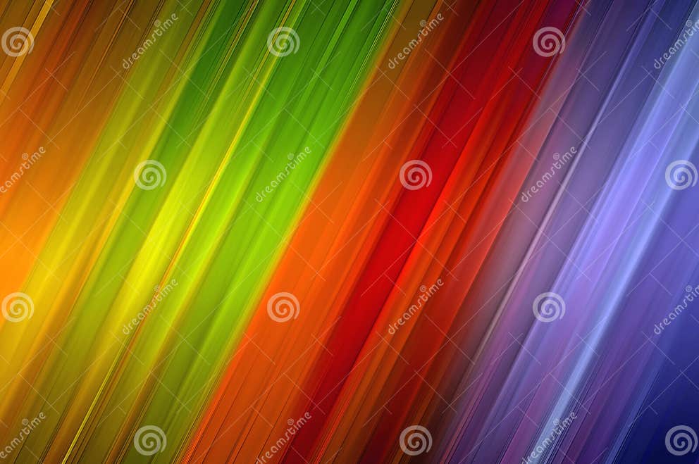 Geometric Abstract with Parallel Lines with All Colors of Rainbow Stock ...