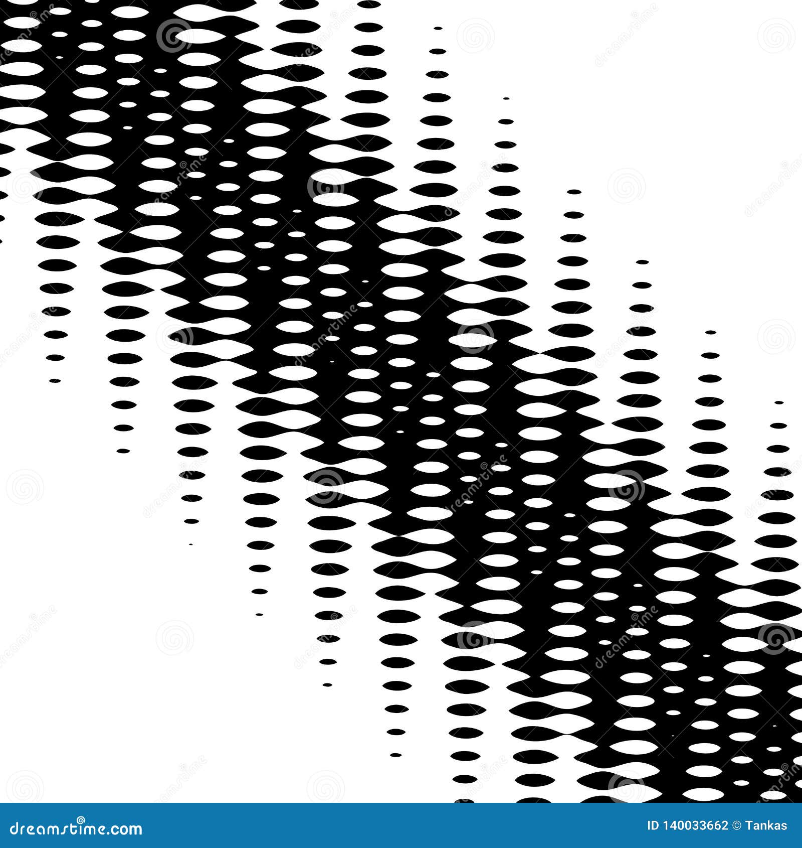 Geometric Abstract Pattern. Abstract Black Halftone Shapes. Stock ...
