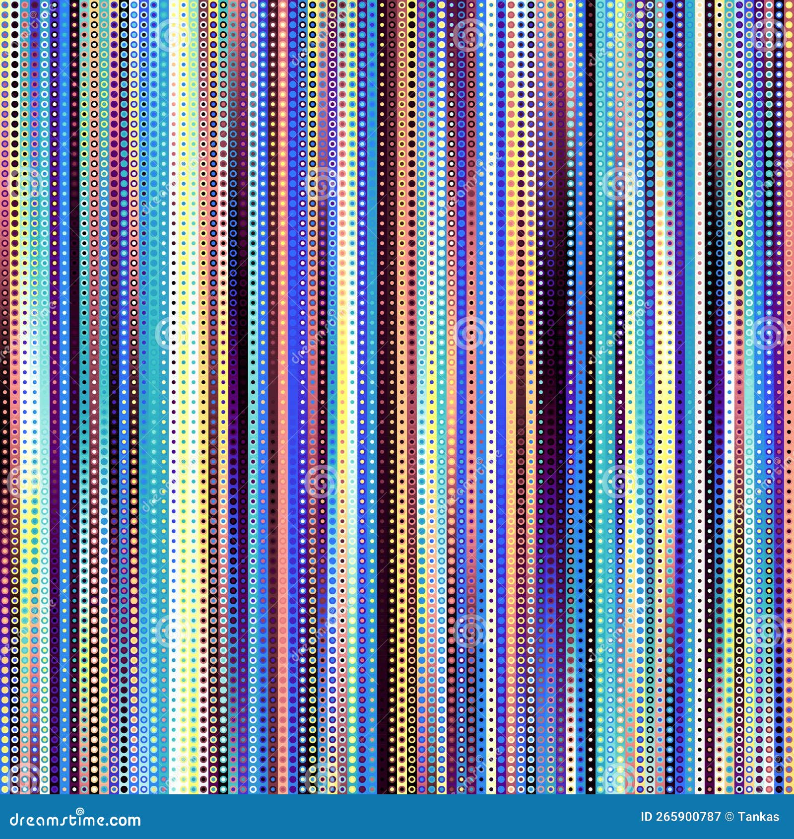 Geometric Abstract Pattern. Halftone Vertical Lines. Stock Vector ...